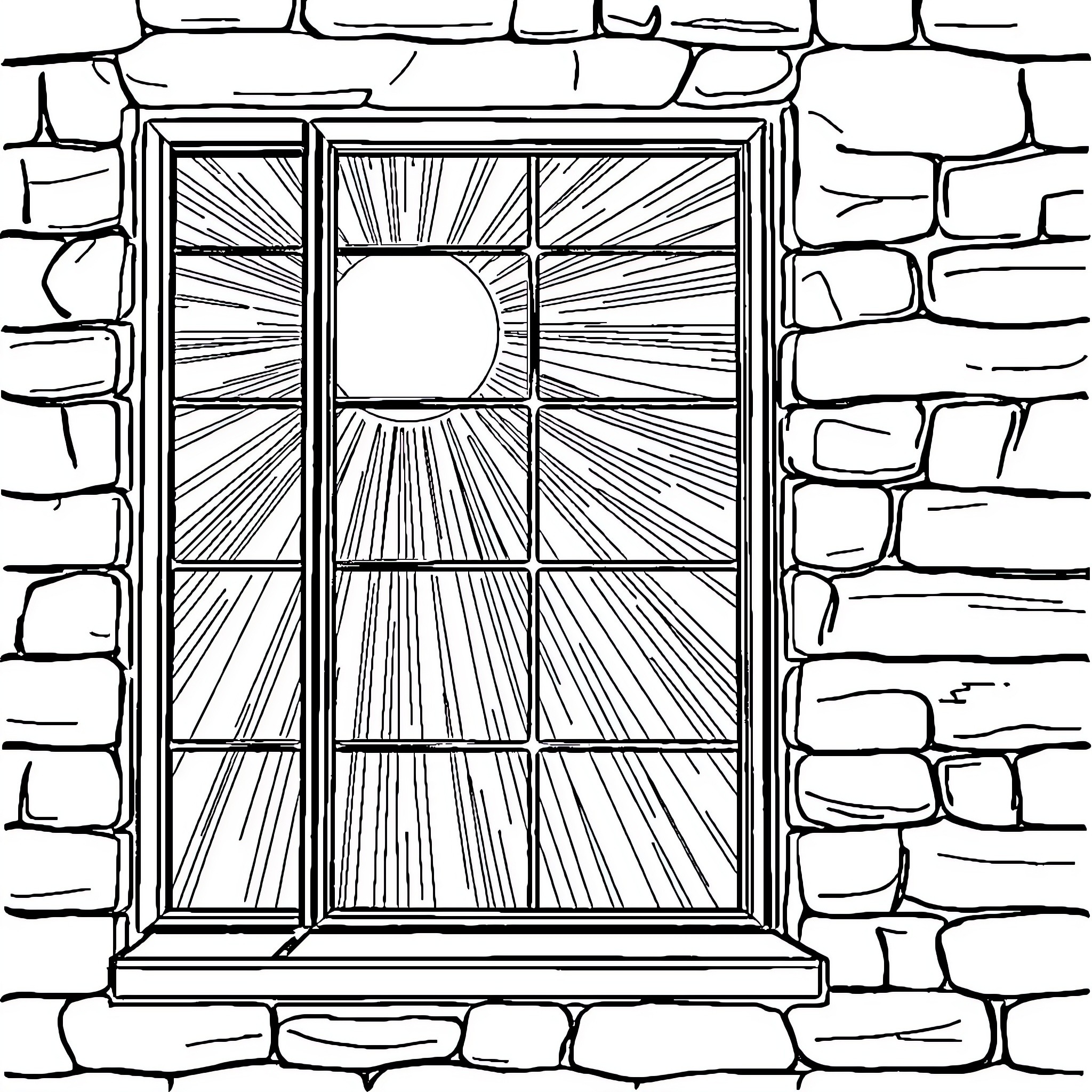 Best Window Coloring Pages (Free Printable PDF)