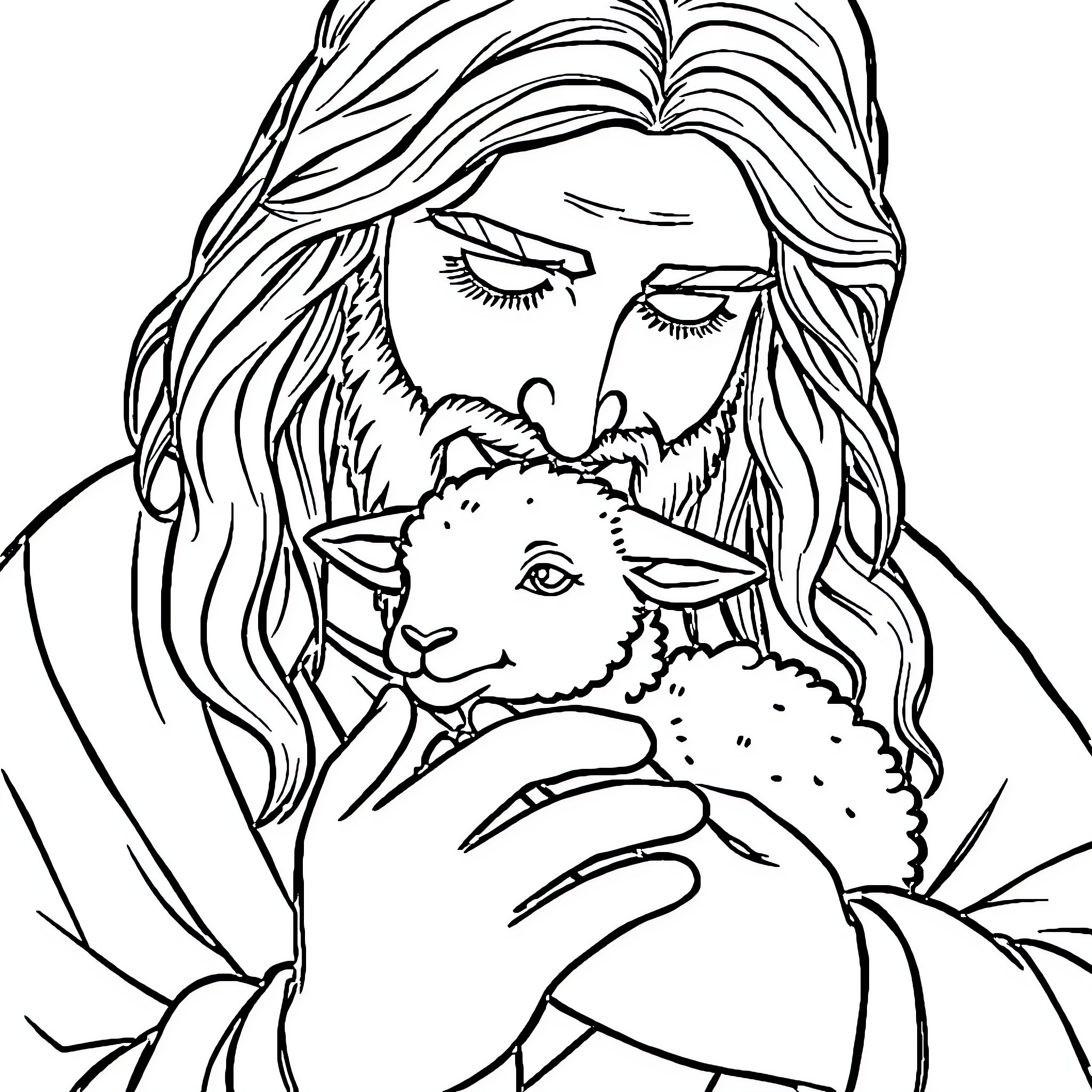 Best Jesus Coloring Pages (Free Printable PDF)