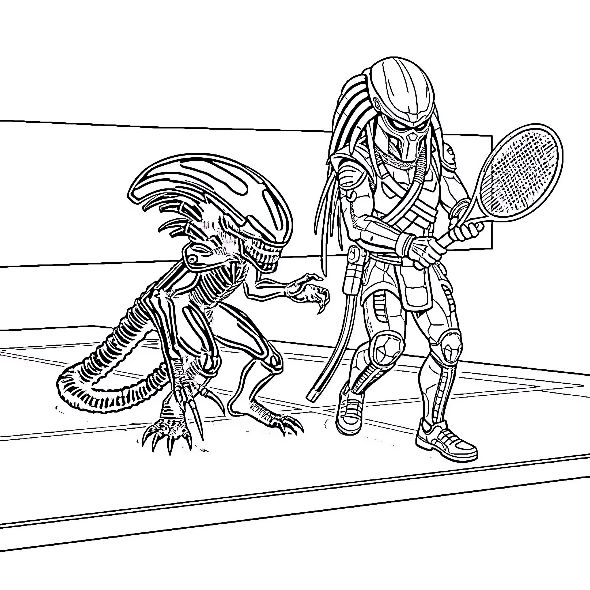 Best Xenomorph Coloring Pages (Free Printable PDF)