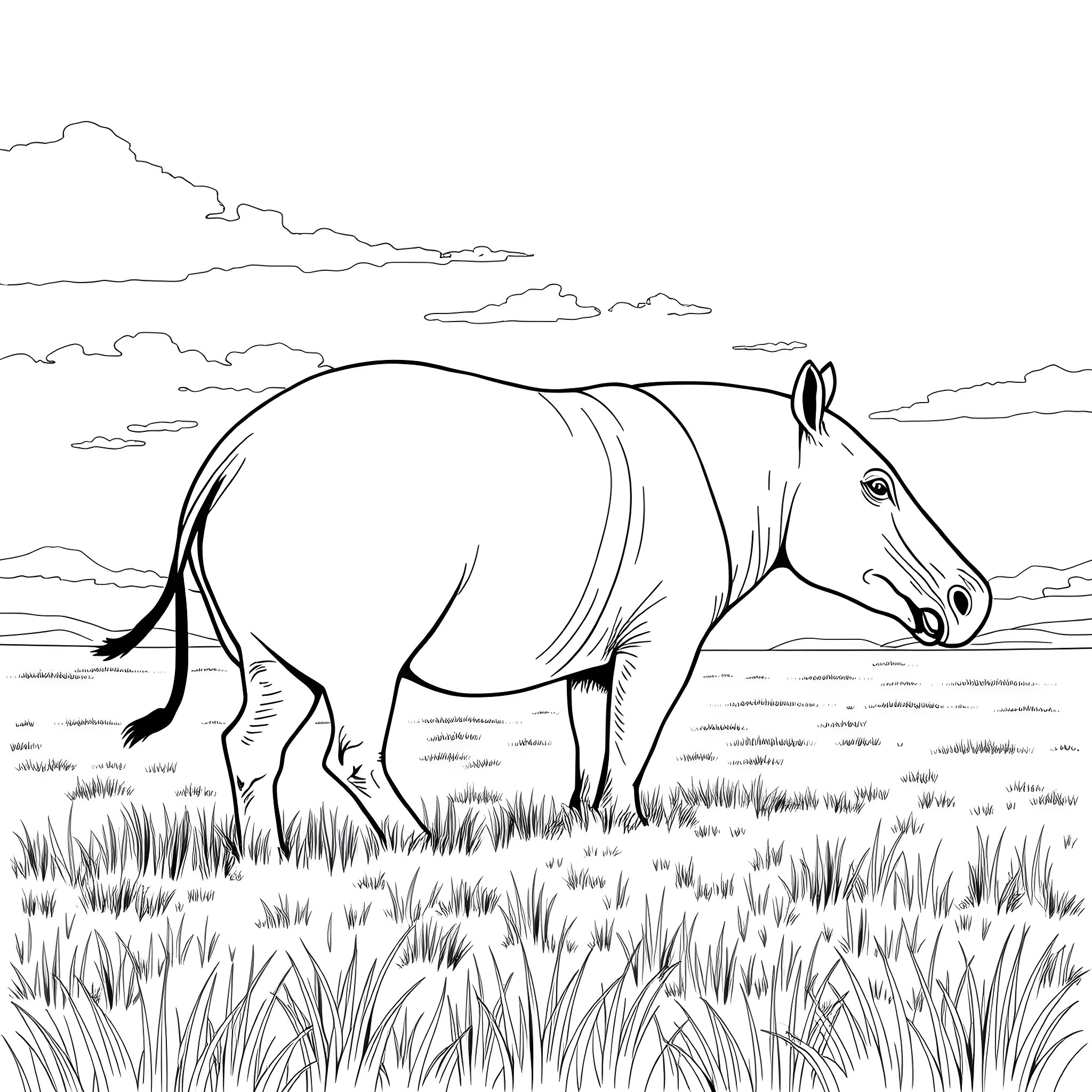 Best Tapir Coloring Pages (Free Printable PDF)