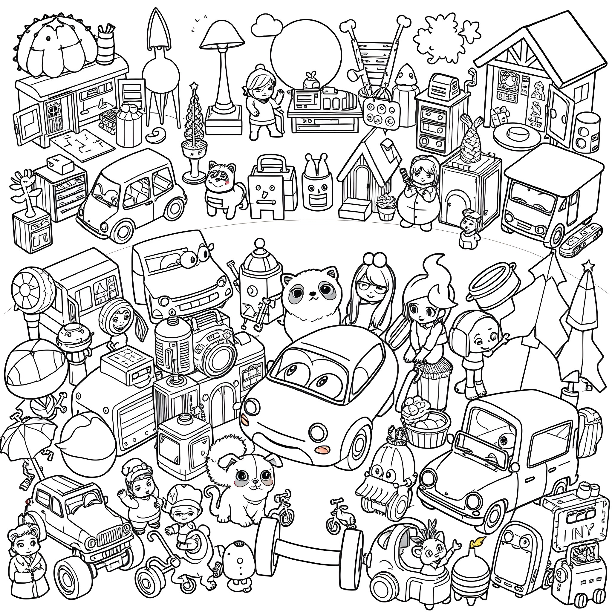 Best Toy Coloring Pages (Free Printable PDF)