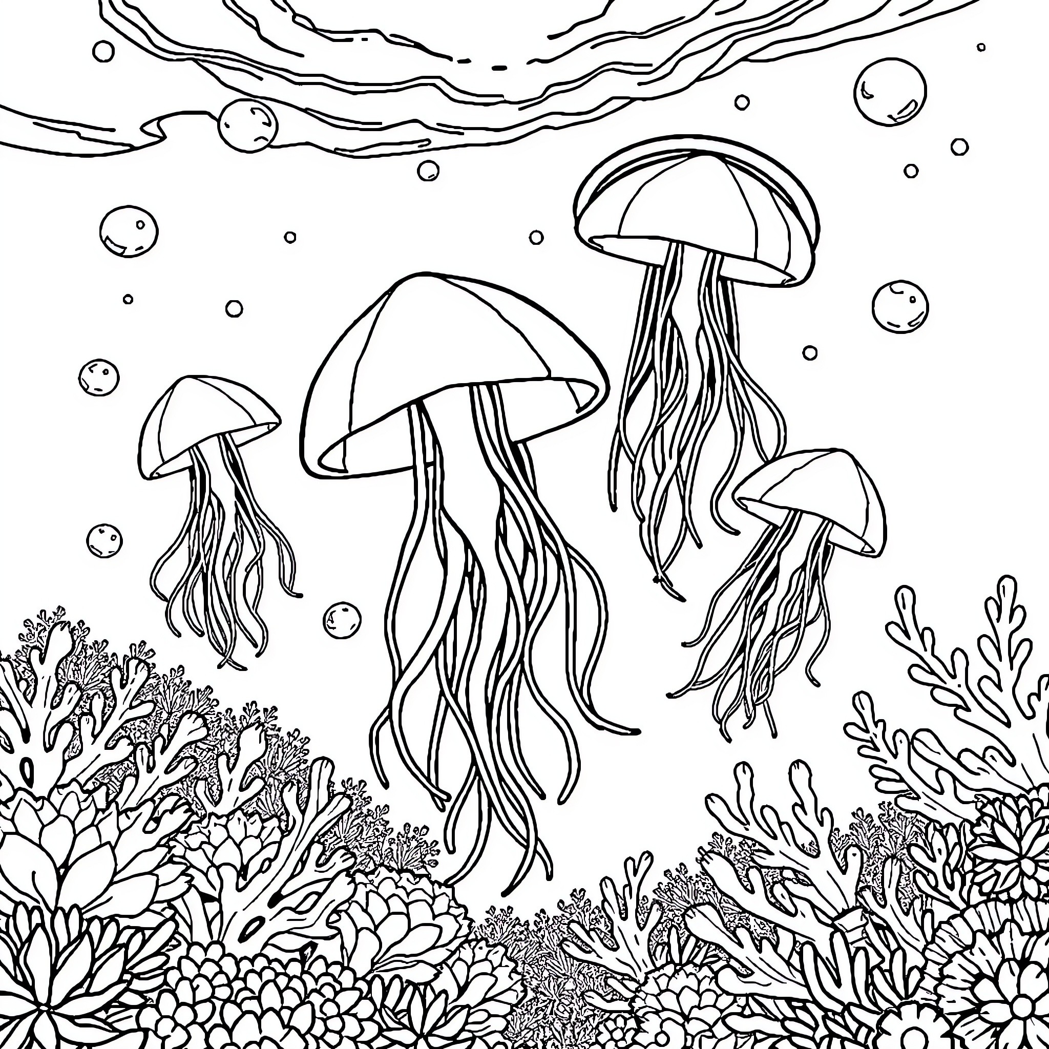 Best Jellyfish Coloring Pages (Free Printable PDF)