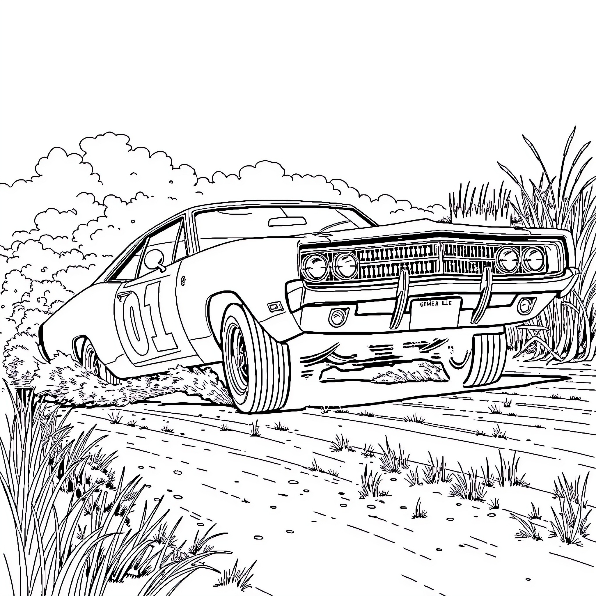 Best Car Coloring Pages (Free Printable PDF)