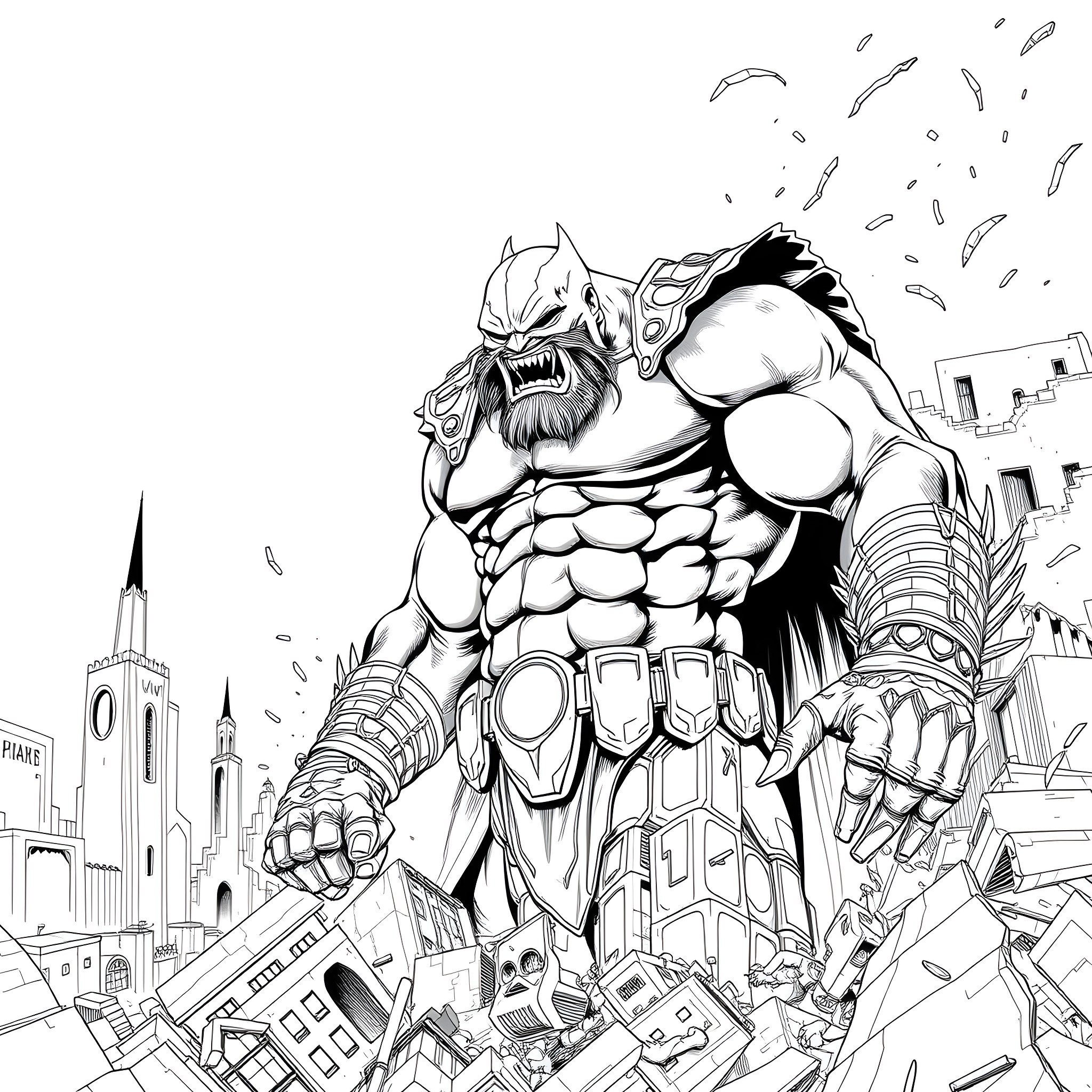 107 Best Bane Coloring Pages (Free Printable PDFs)