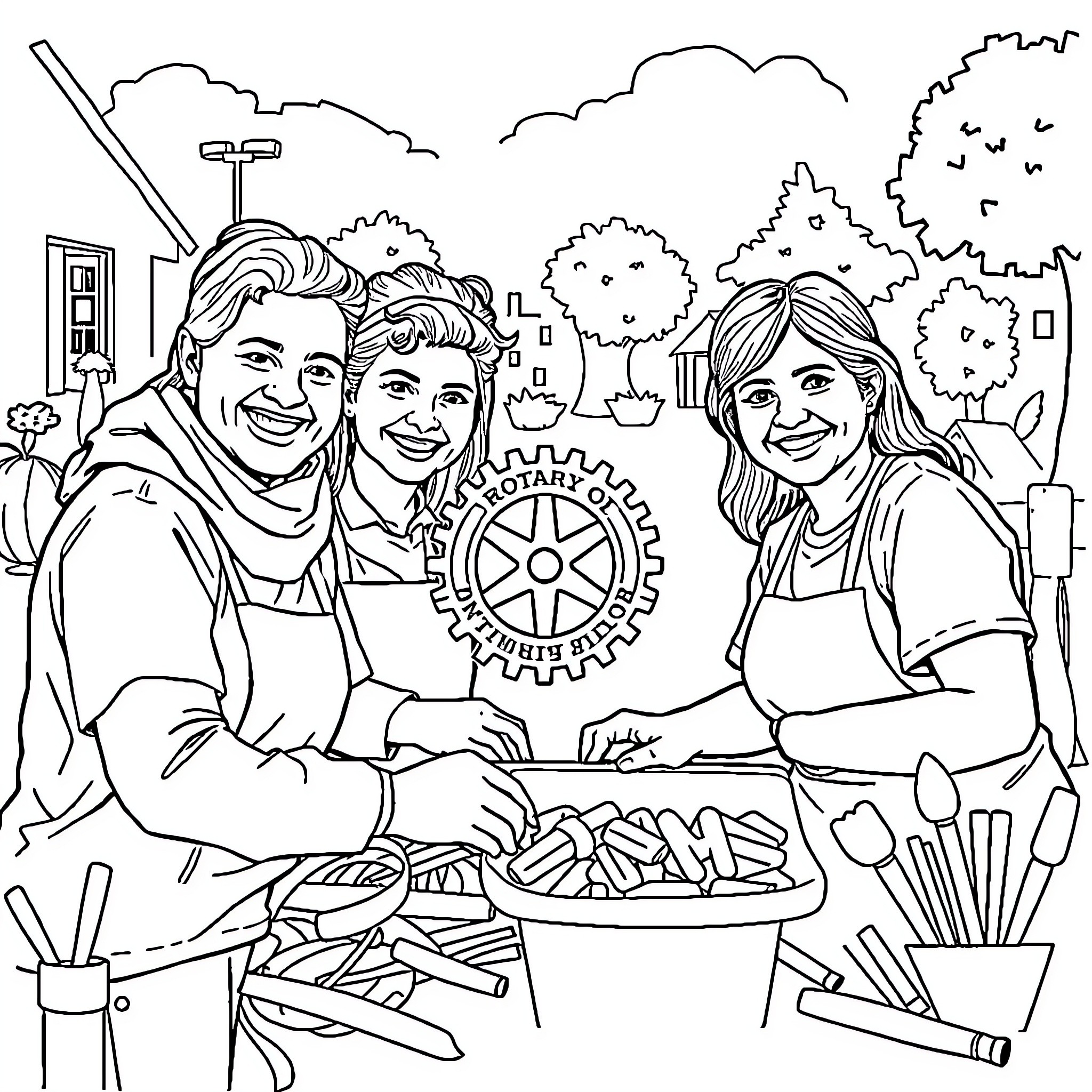 Best Rotary Coloring Pages (Free Printable PDF)