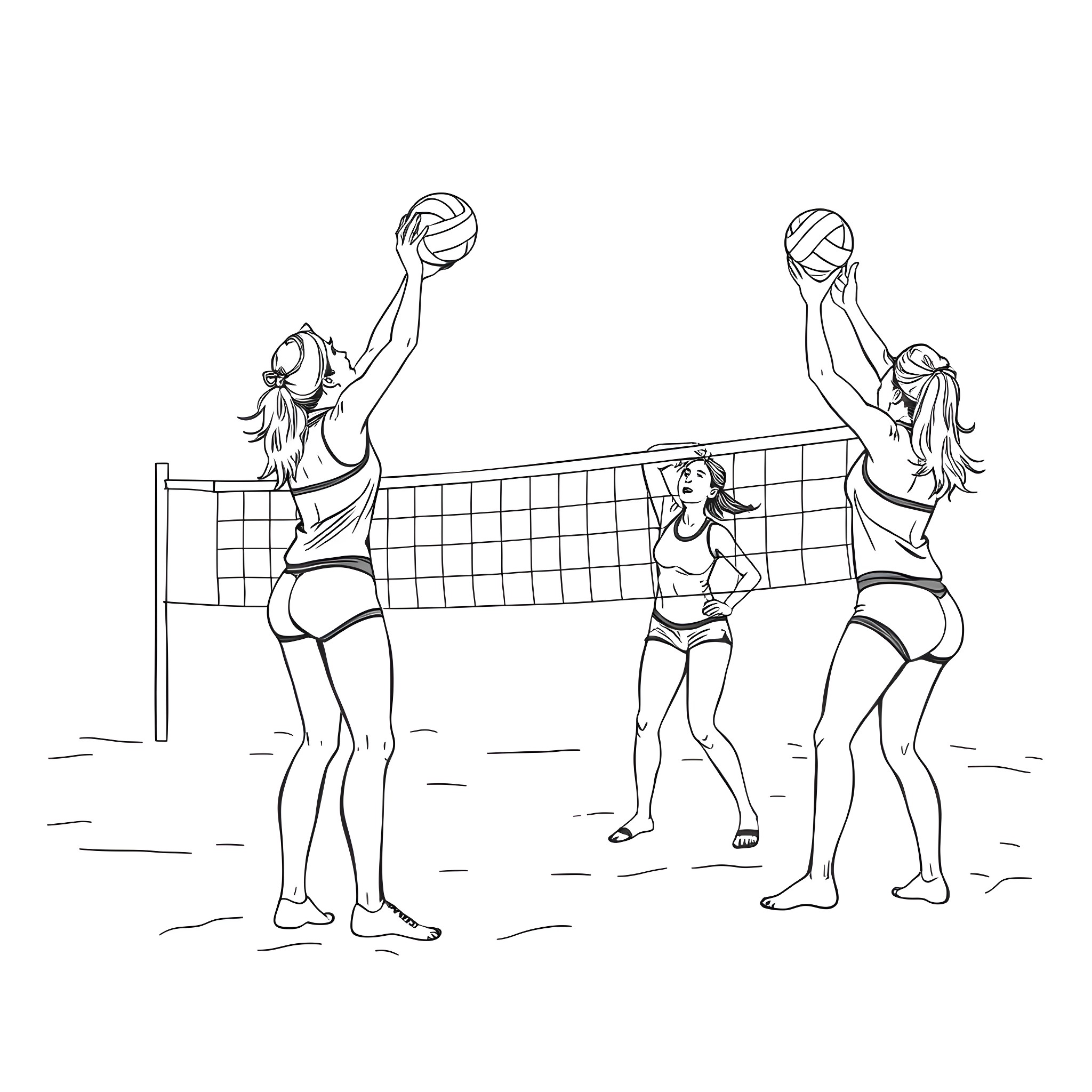 21 Best Volleyball Coloring Pages (Free Printable PDFs)