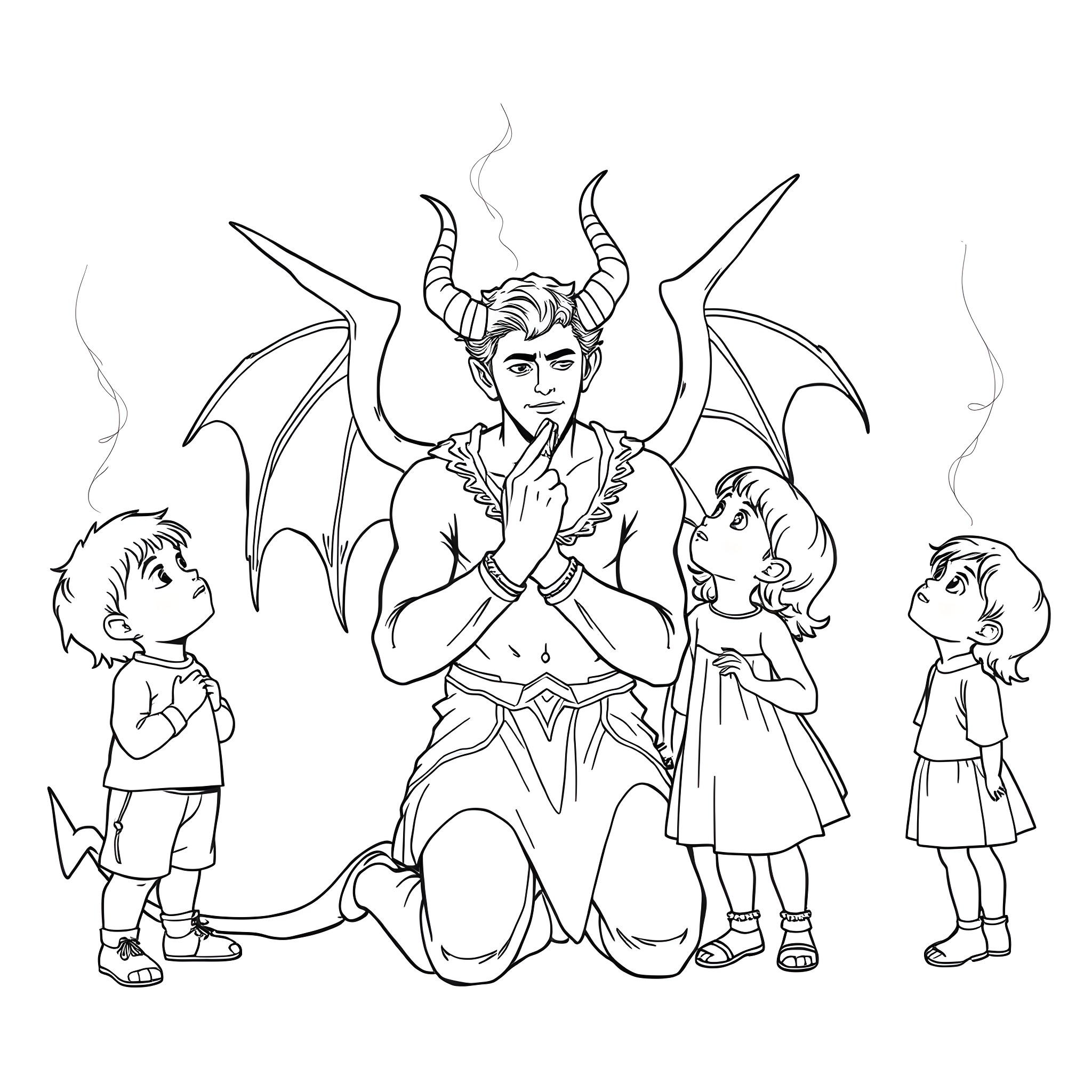 1 Best Lucifer Coloring Pages (Free Printable PDFs)