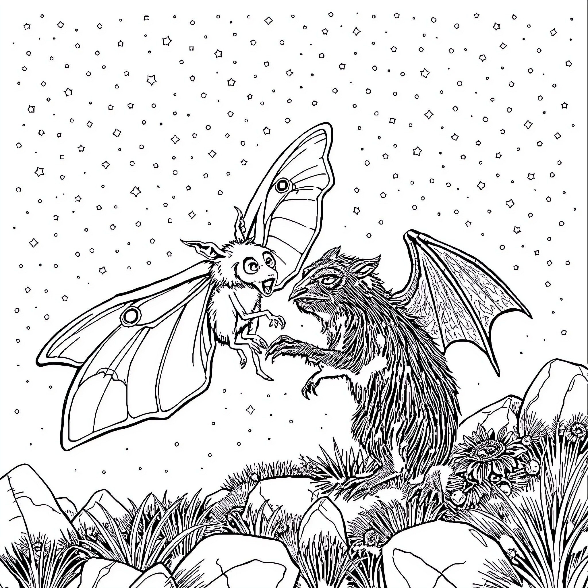 Best Mothman Coloring Pages (Free Printable PDF)