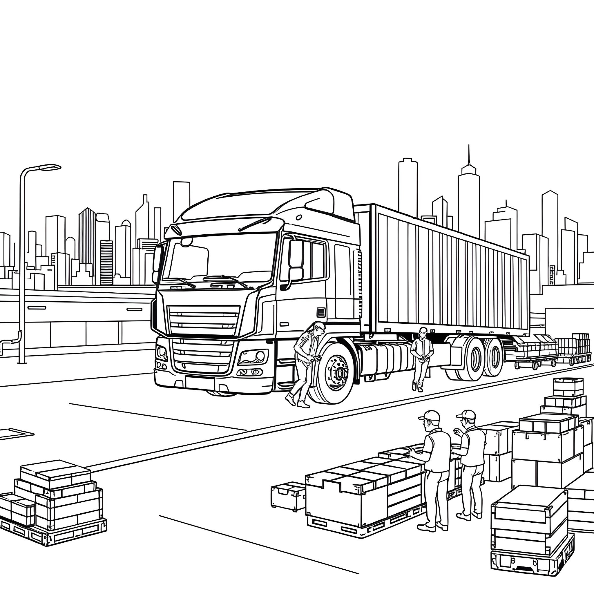 1 Best Lorry Coloring Pages (Free Printable PDFs)