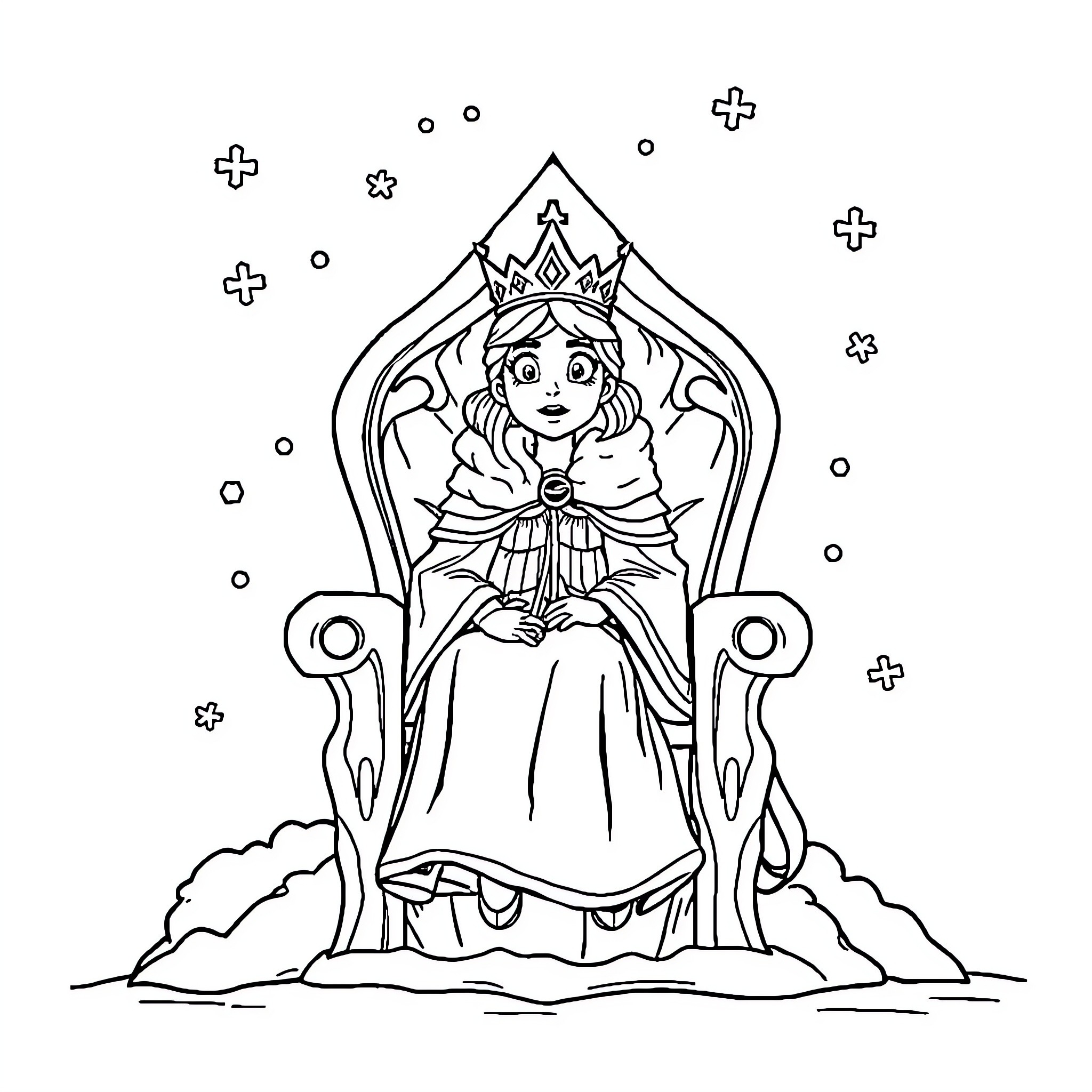 Best Queen Coloring Pages (Free Printable PDF)