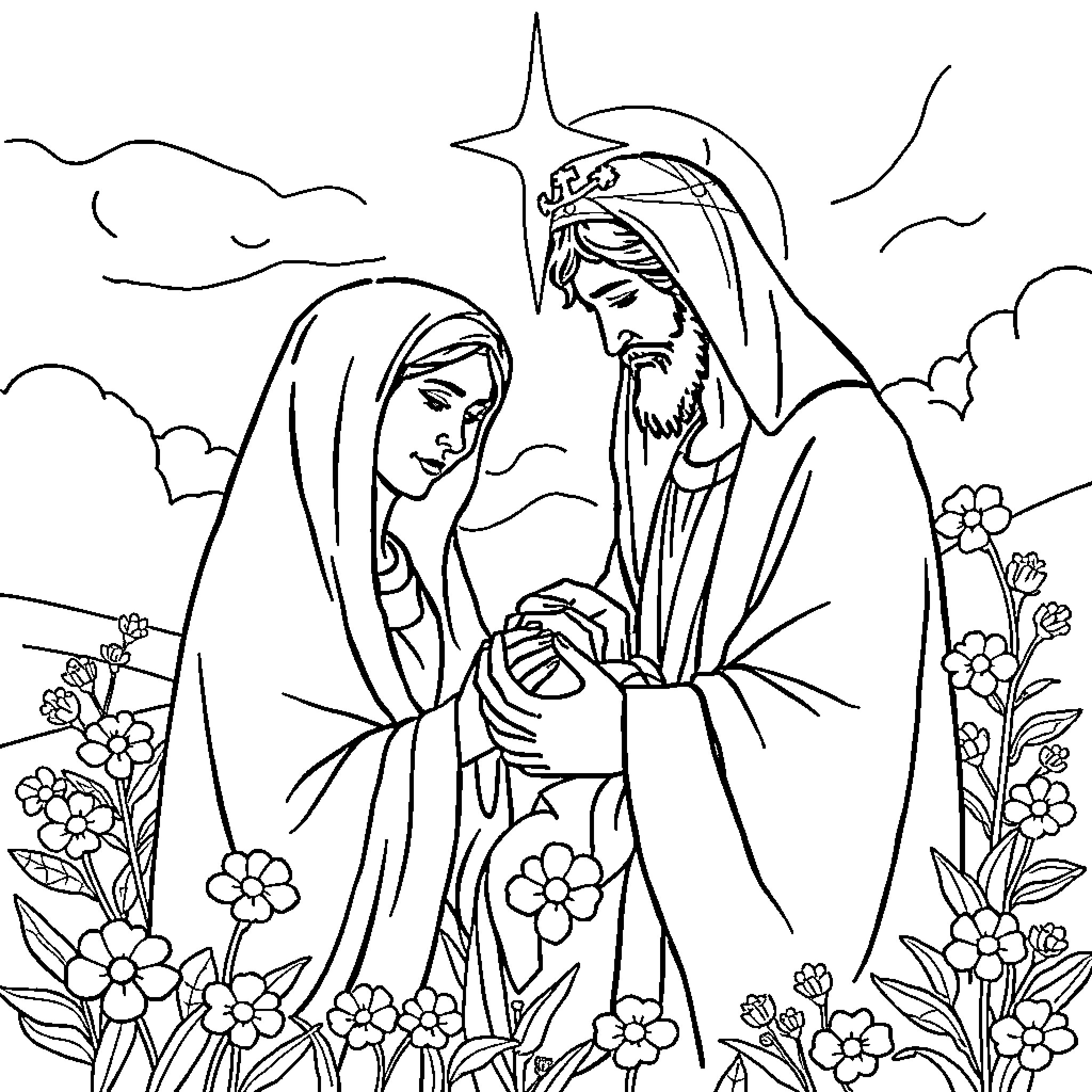 Best Maria Coloring Pages (Free Printable PDF)