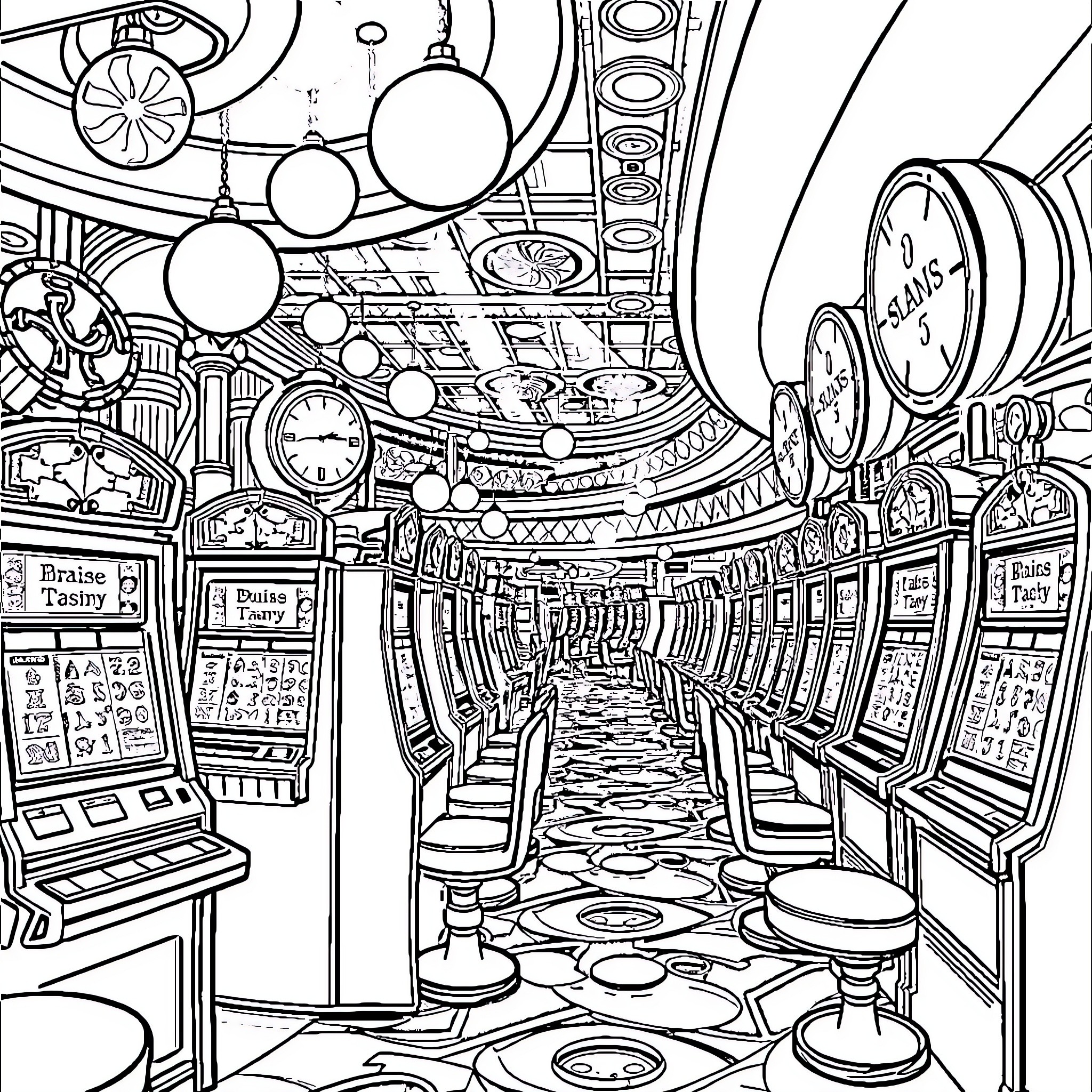 Best Casino Coloring Pages (Free Printable PDF)