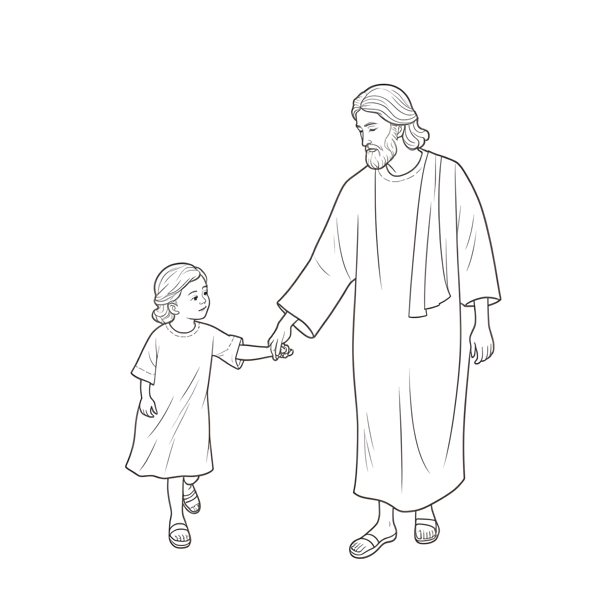 808 Best Jesus Coloring Pages (Free Printable PDFs)