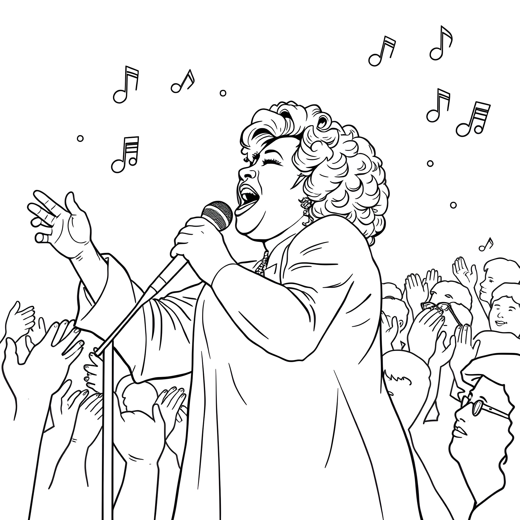 Best Aretha Franklin Coloring Pages (Free Printable PDF)