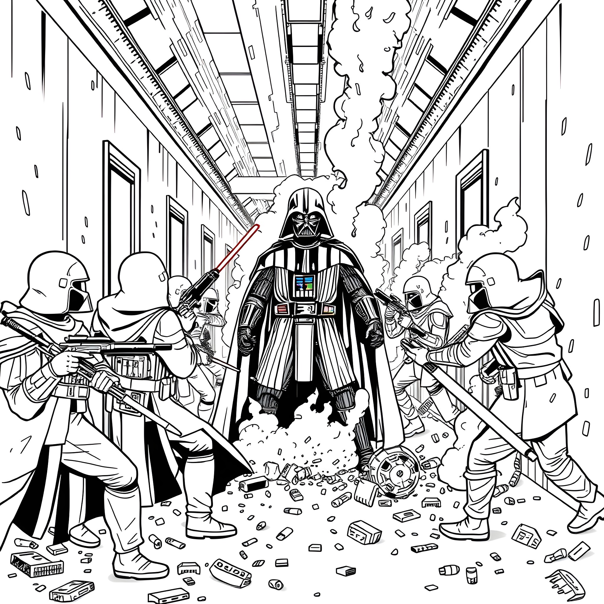 Best Darth Vader Coloring Pages (Free Printable PDF)