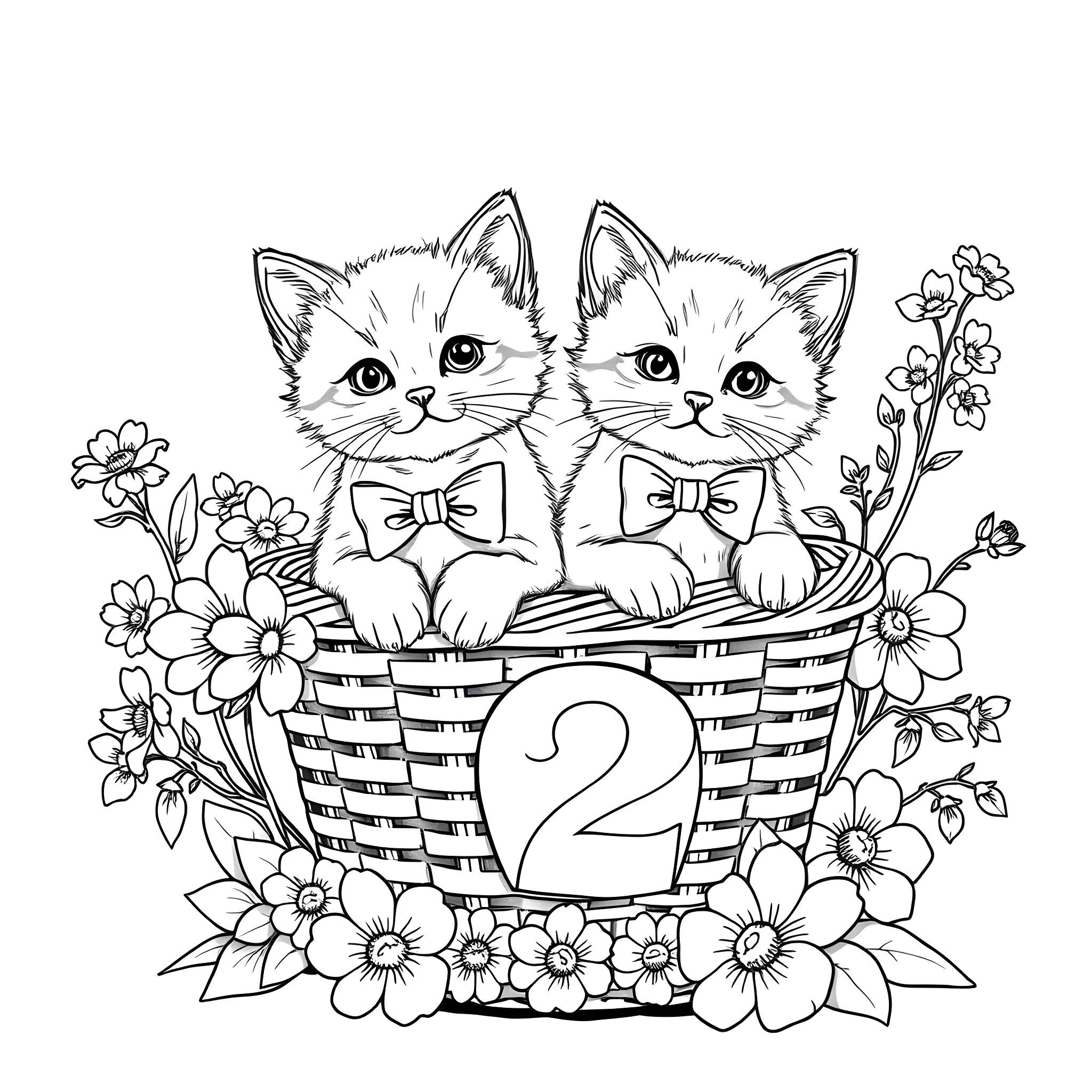 1 Best Kitten Coloring Pages (Free Printable PDFs)