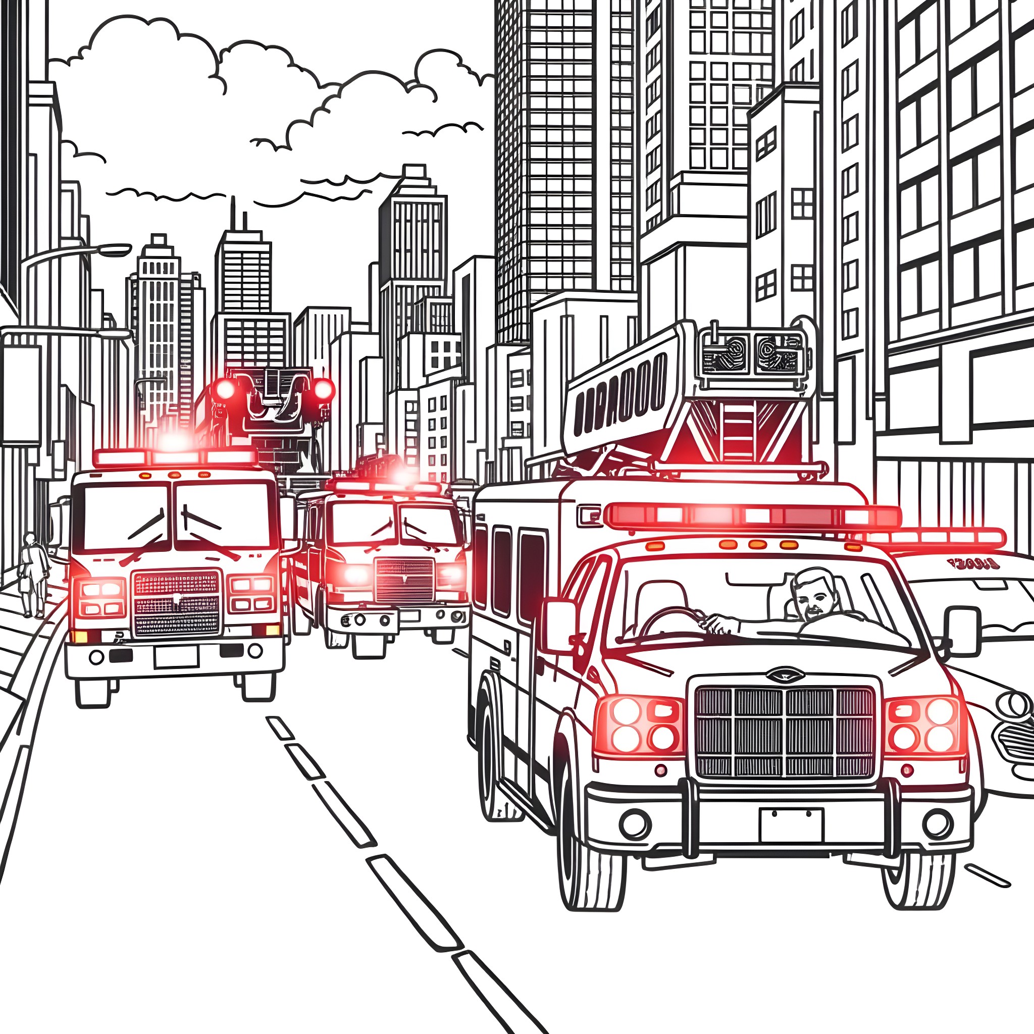 Best Vehicle Coloring Pages (Free Printable PDF)