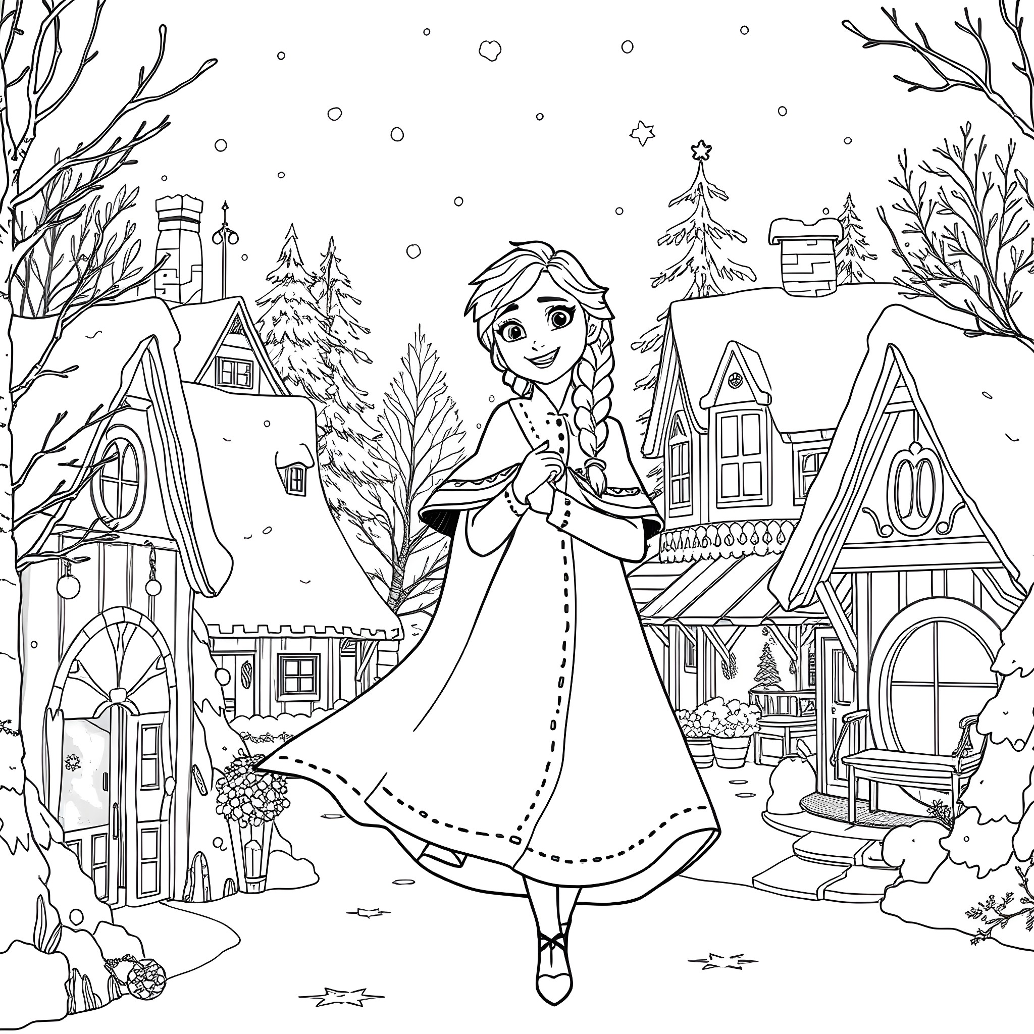 Best Anna Coloring Pages (Free Printable PDF)