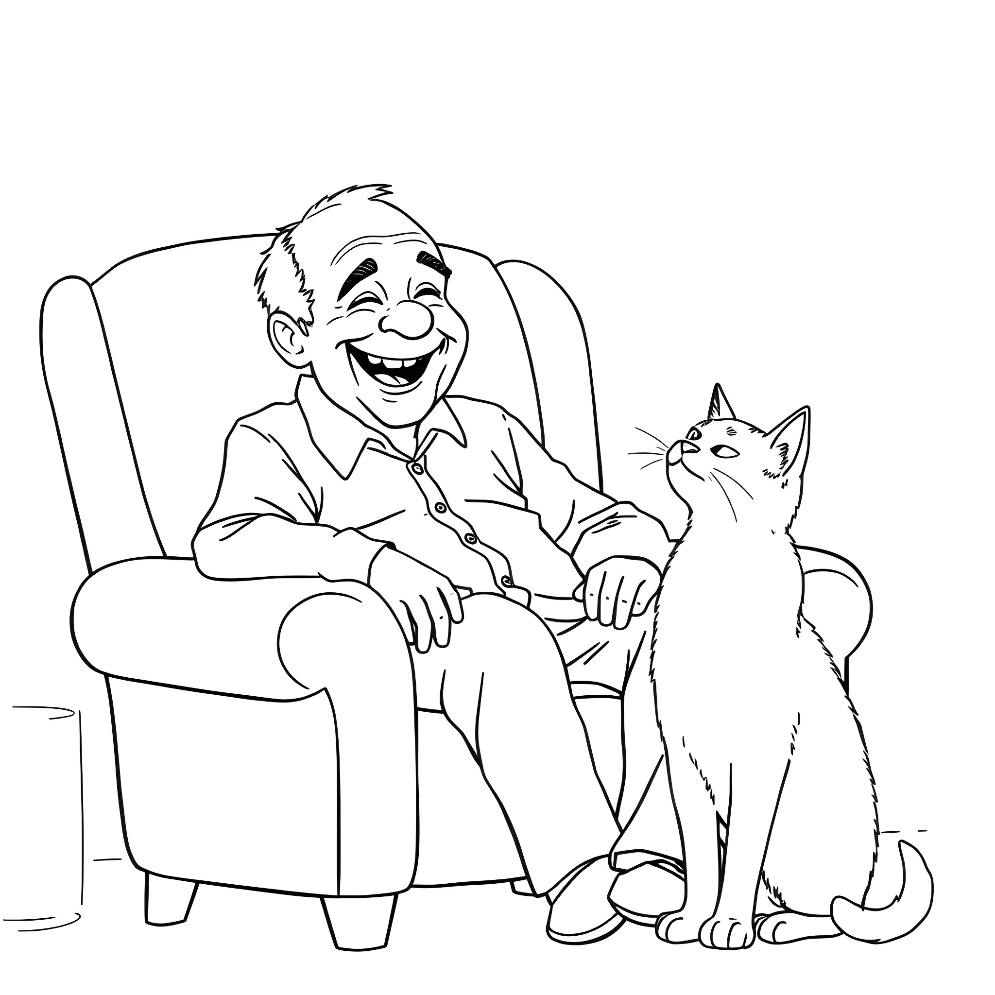 Best Old Man Coloring Pages (Free Printable PDF)