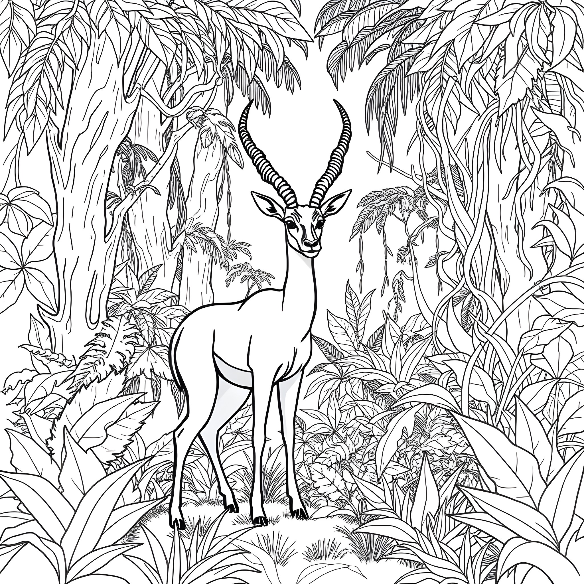 4 Best Gazelle Coloring Pages (Free Printable PDFs)