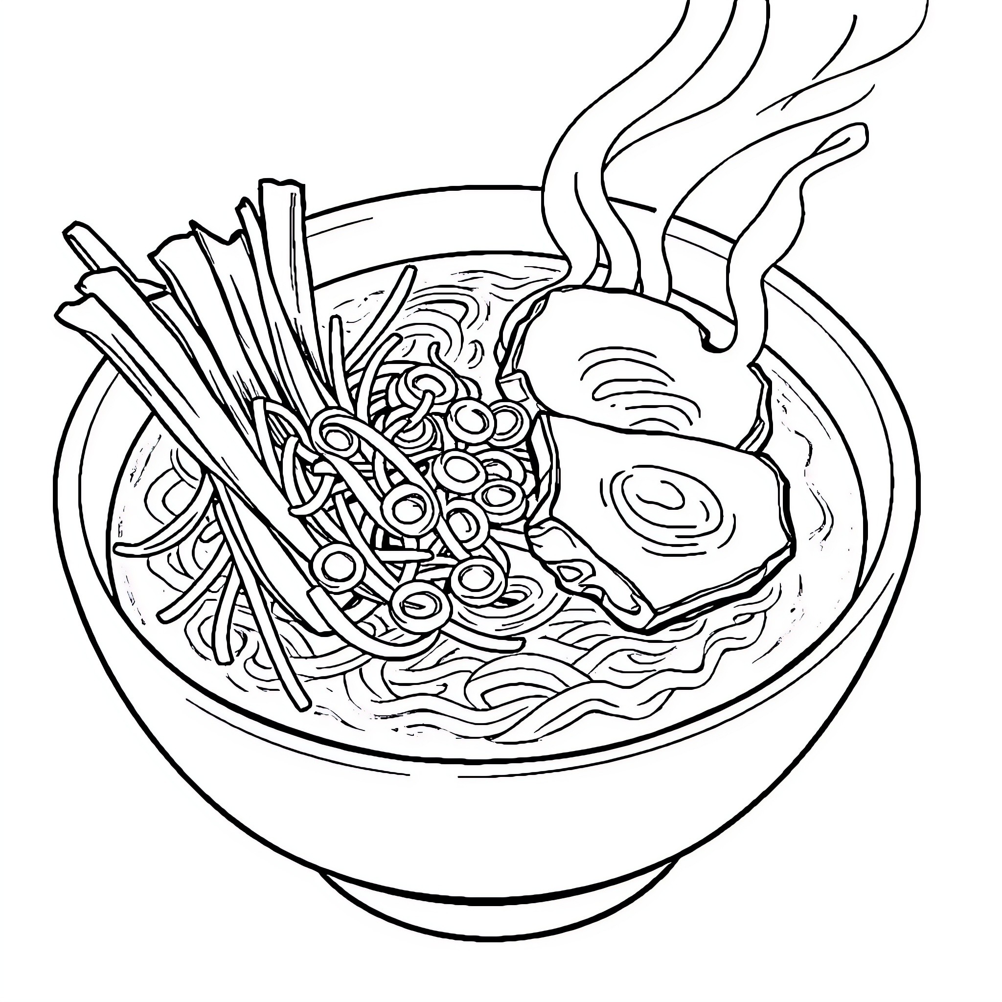 Best Ramen Coloring Pages (Free Printable PDF)