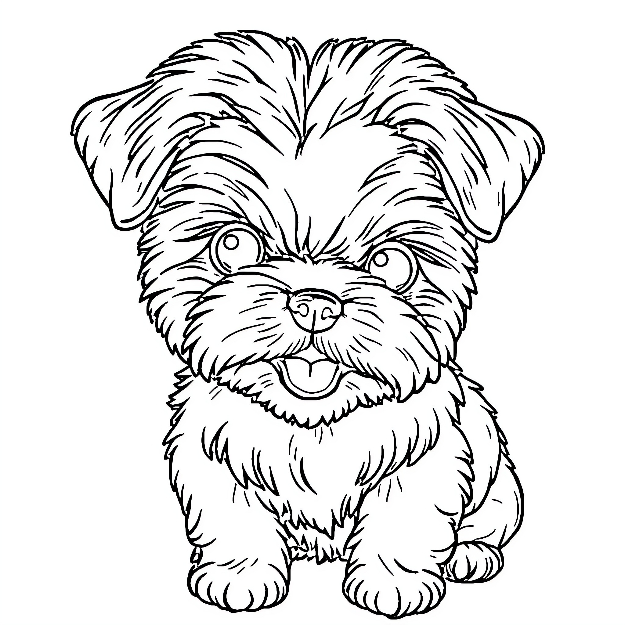 Best Shih Tzu Coloring Pages (Free Printable PDF)