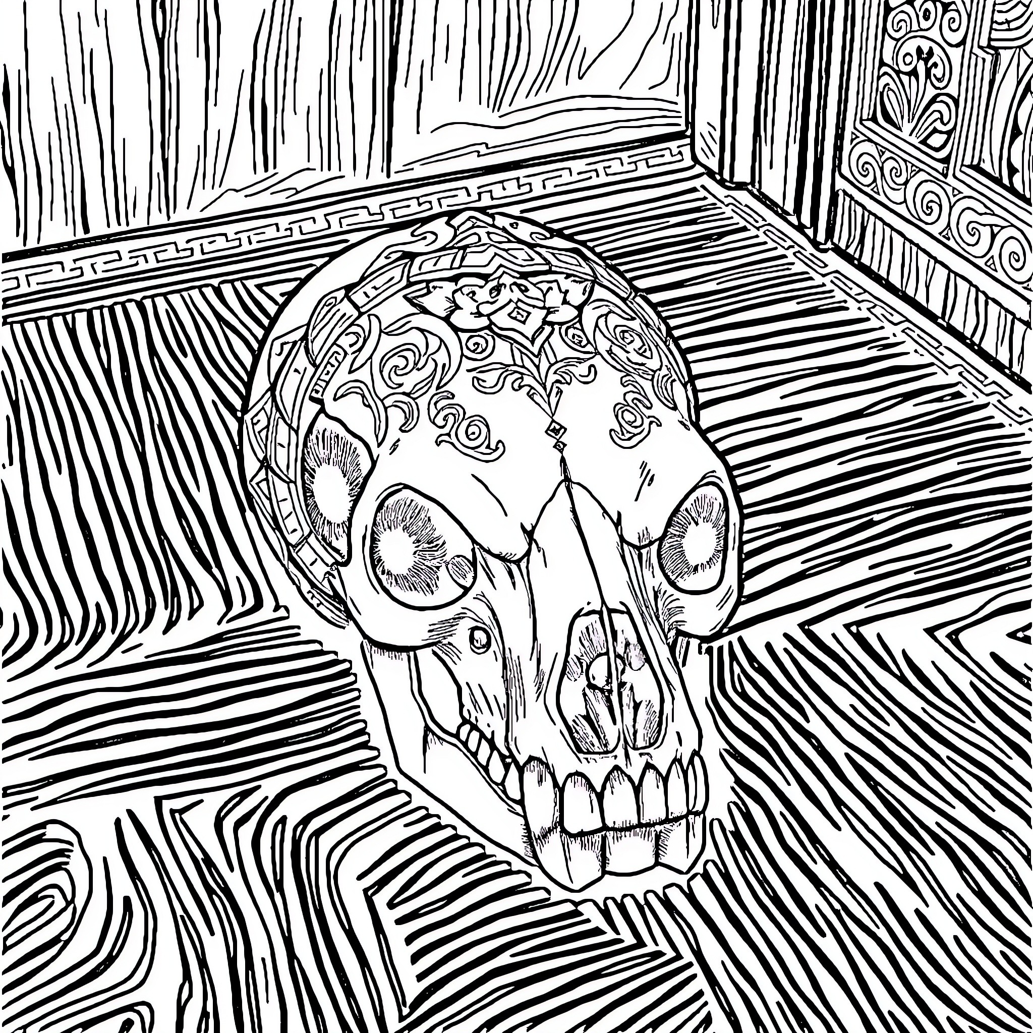 208 Best Skull Coloring Pages (Free Printable PDFs)