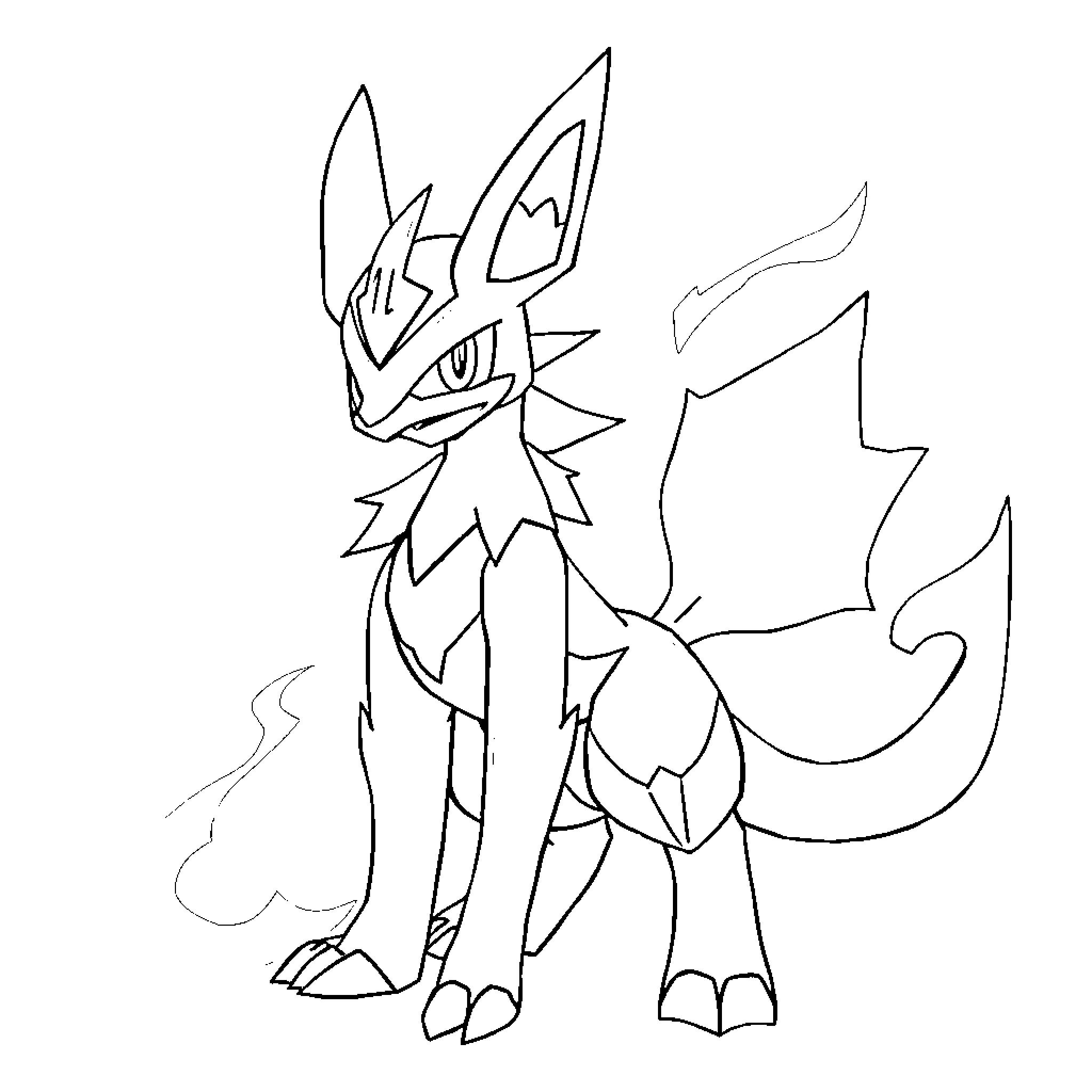 Best Lucario Coloring Pages (Free Printable PDF)