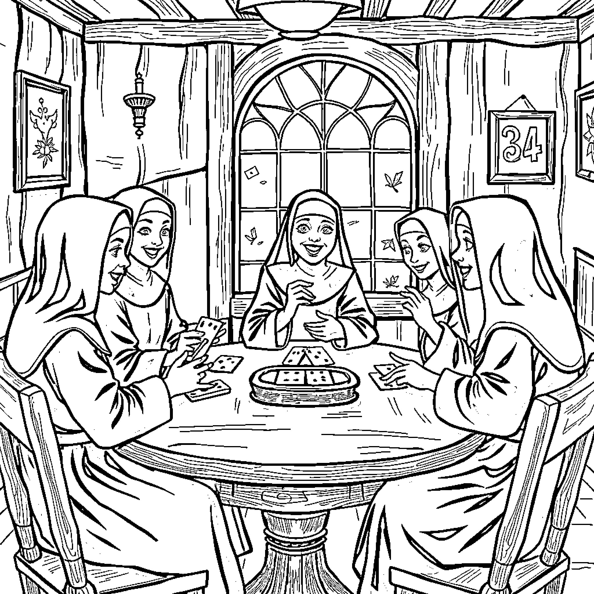 Best Nun Coloring Pages (Free Printable PDF)