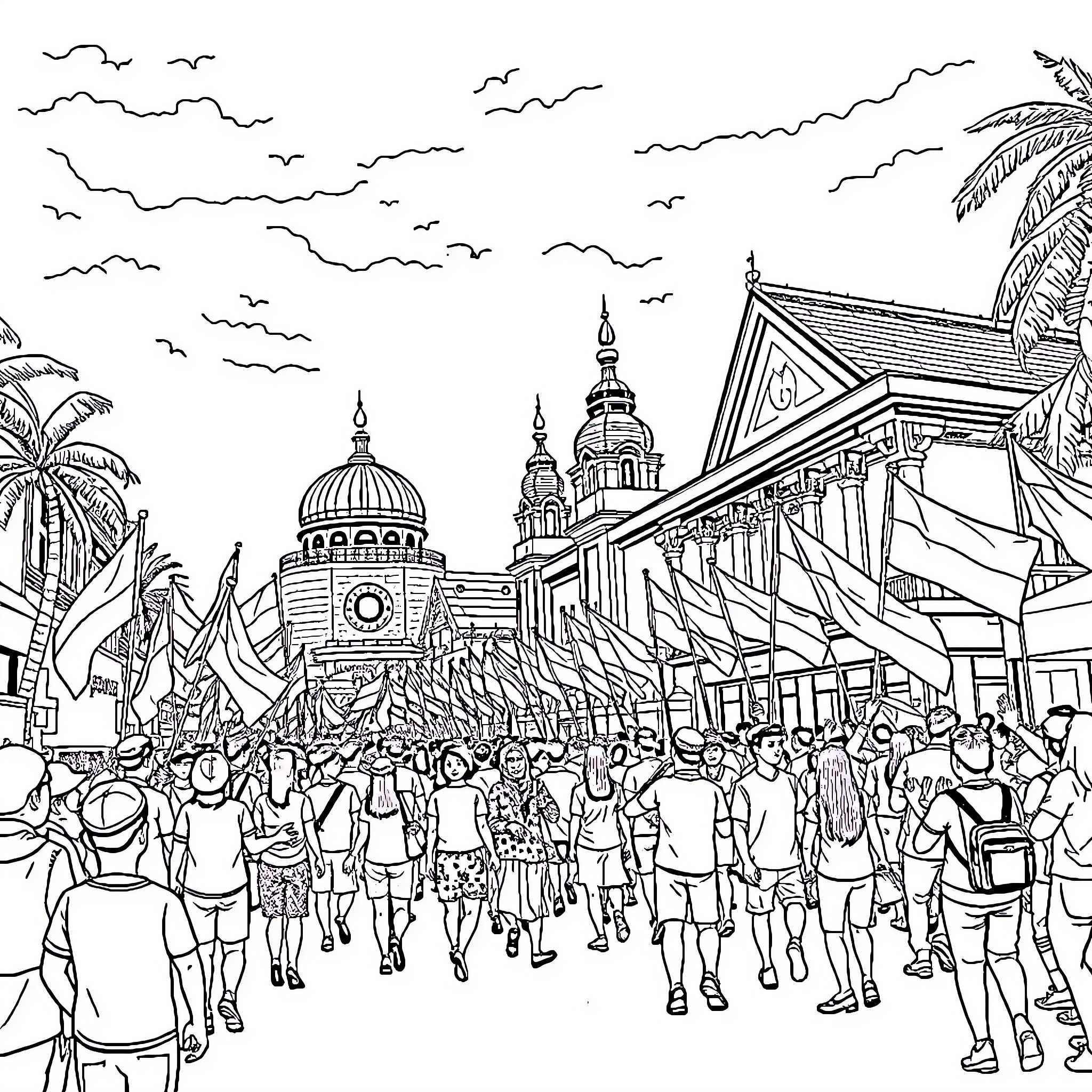 Best Independence Coloring Pages (Free Printable PDF)