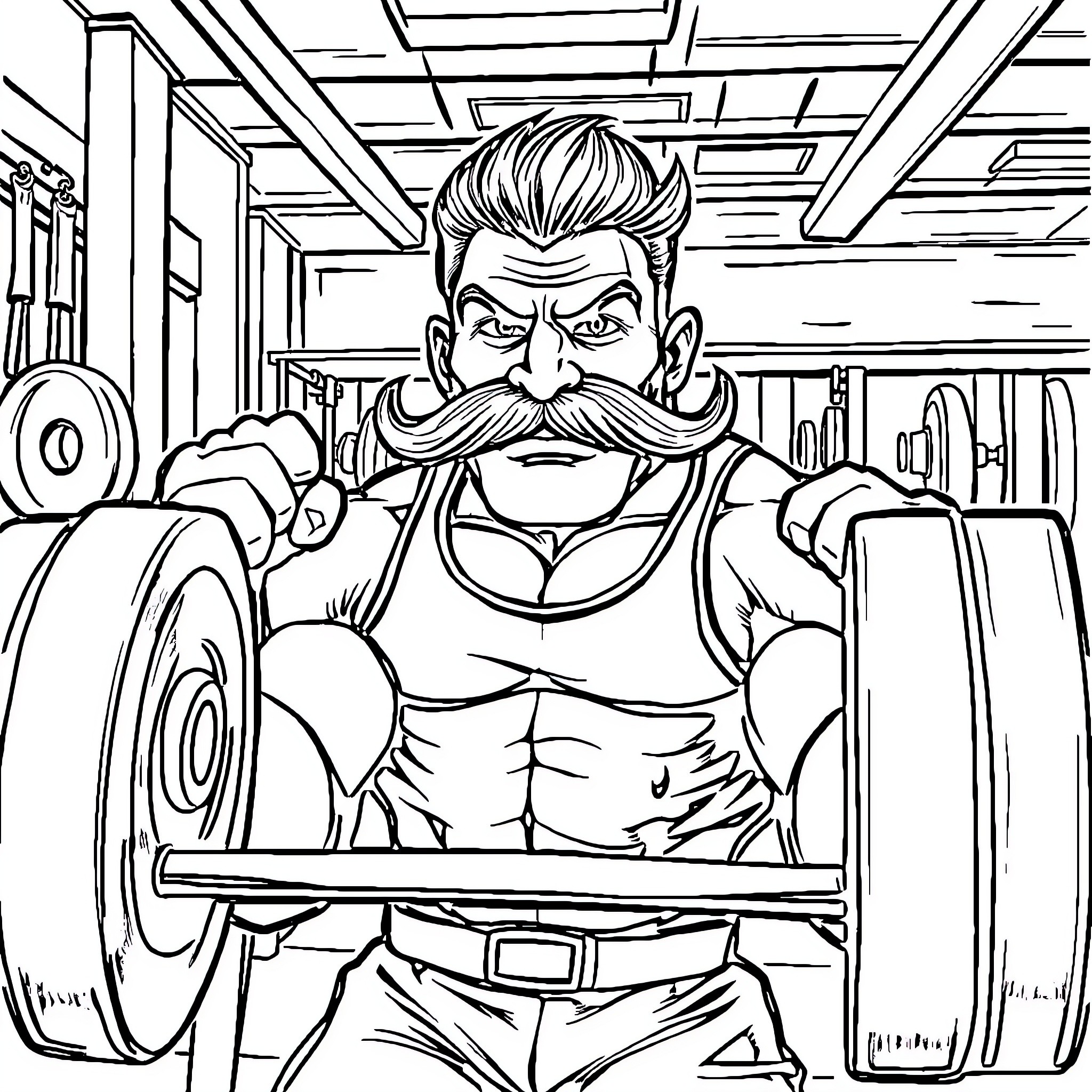 Best Mustache Coloring Pages (Free Printable PDF)