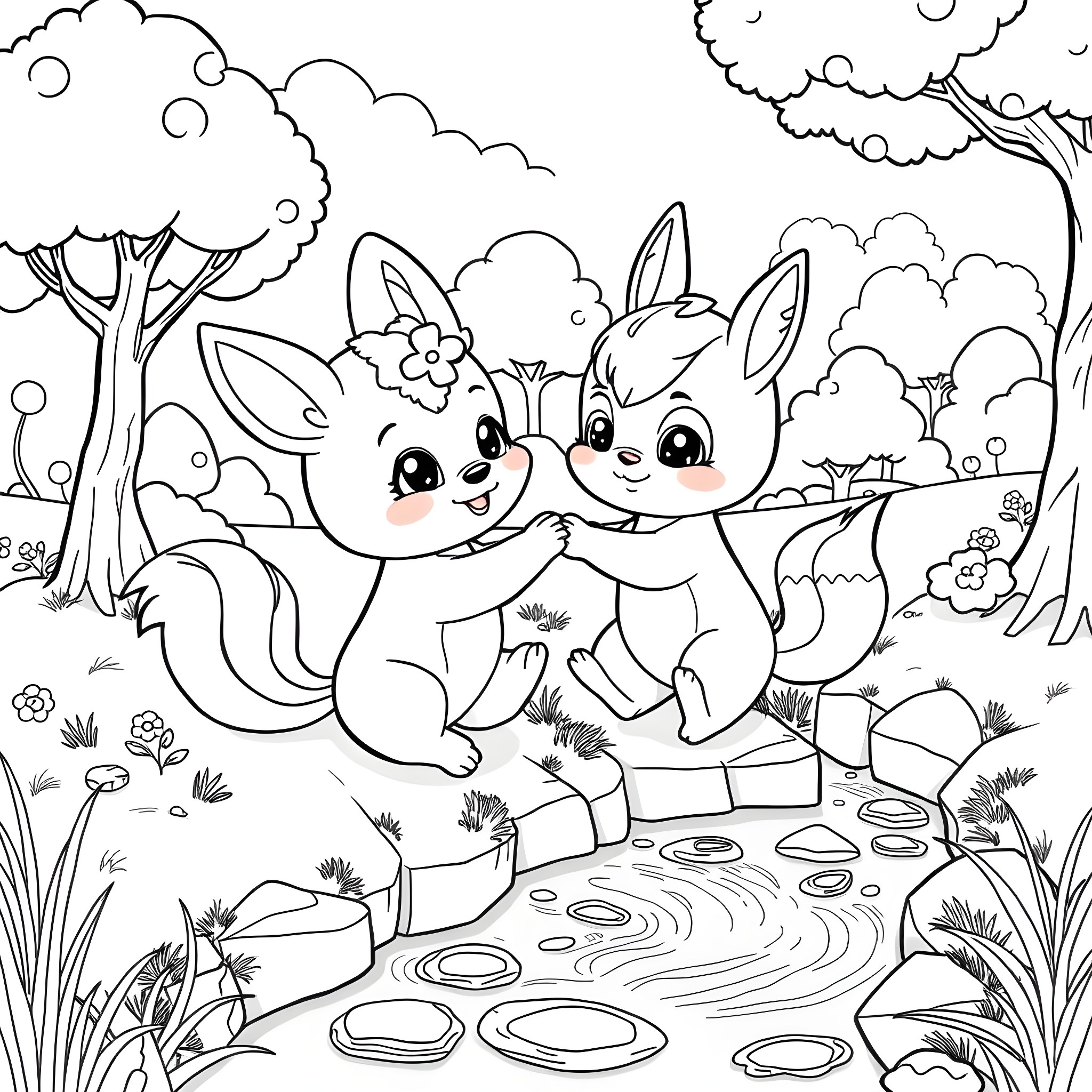 Best Anime Animal Coloring Pages (Free Printable PDF)