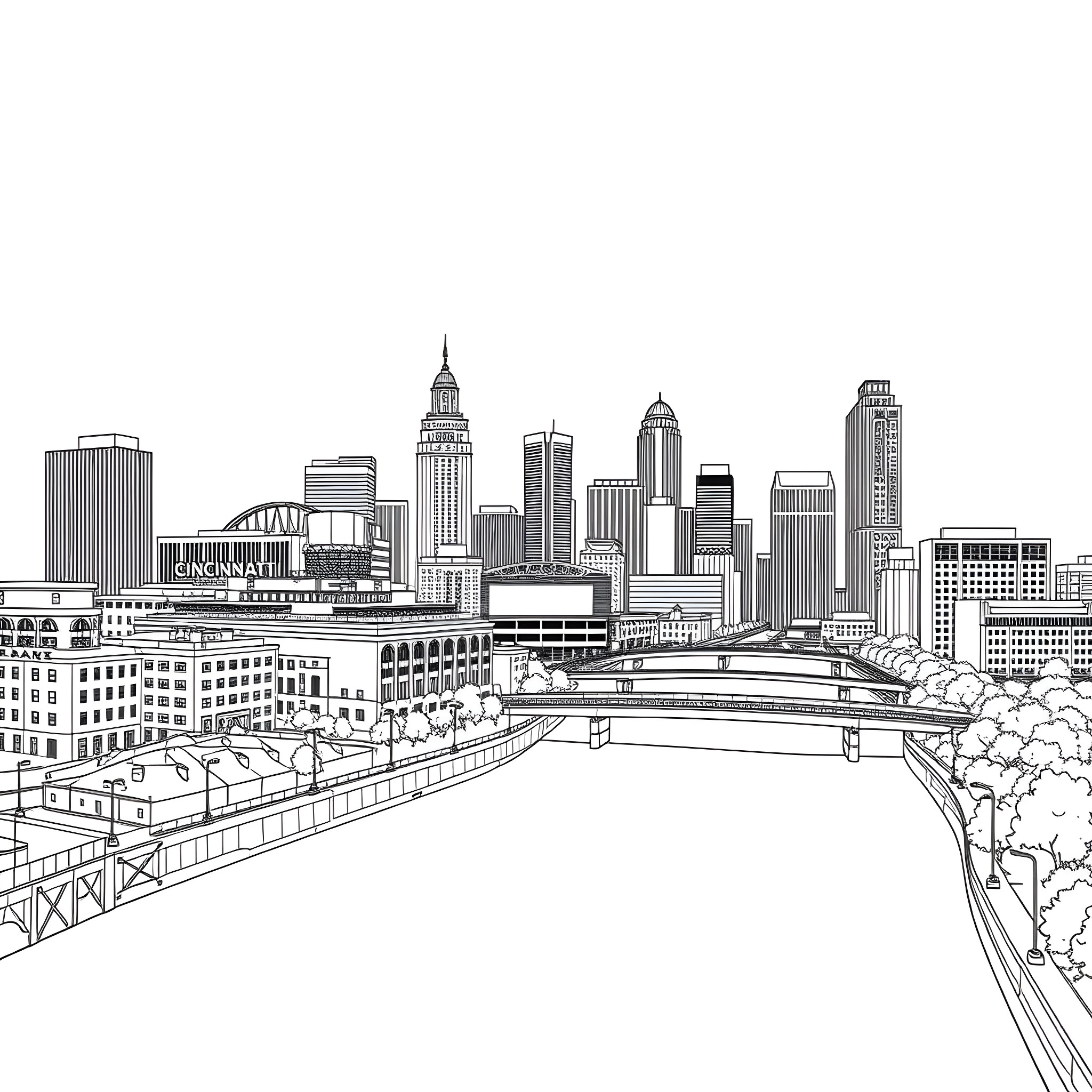 Best Skyline Coloring Pages (Free Printable PDF)