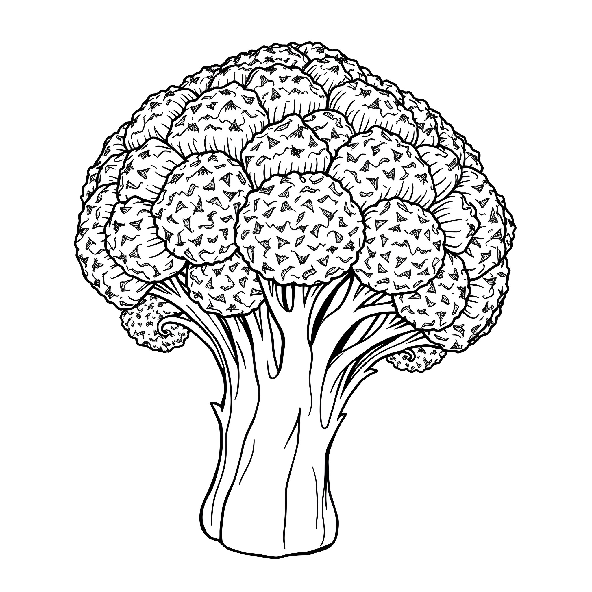 Best Broccoli Coloring Pages (Free Printable PDF)
