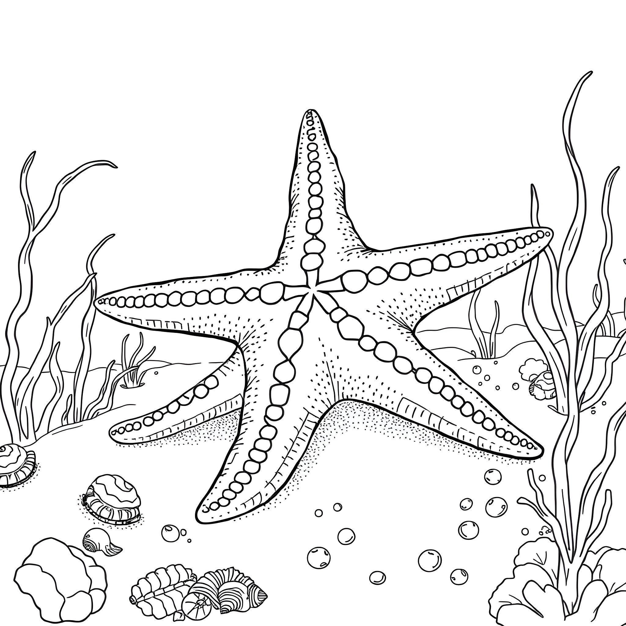 88 Best Starfish Coloring Pages (Free Printable PDFs)