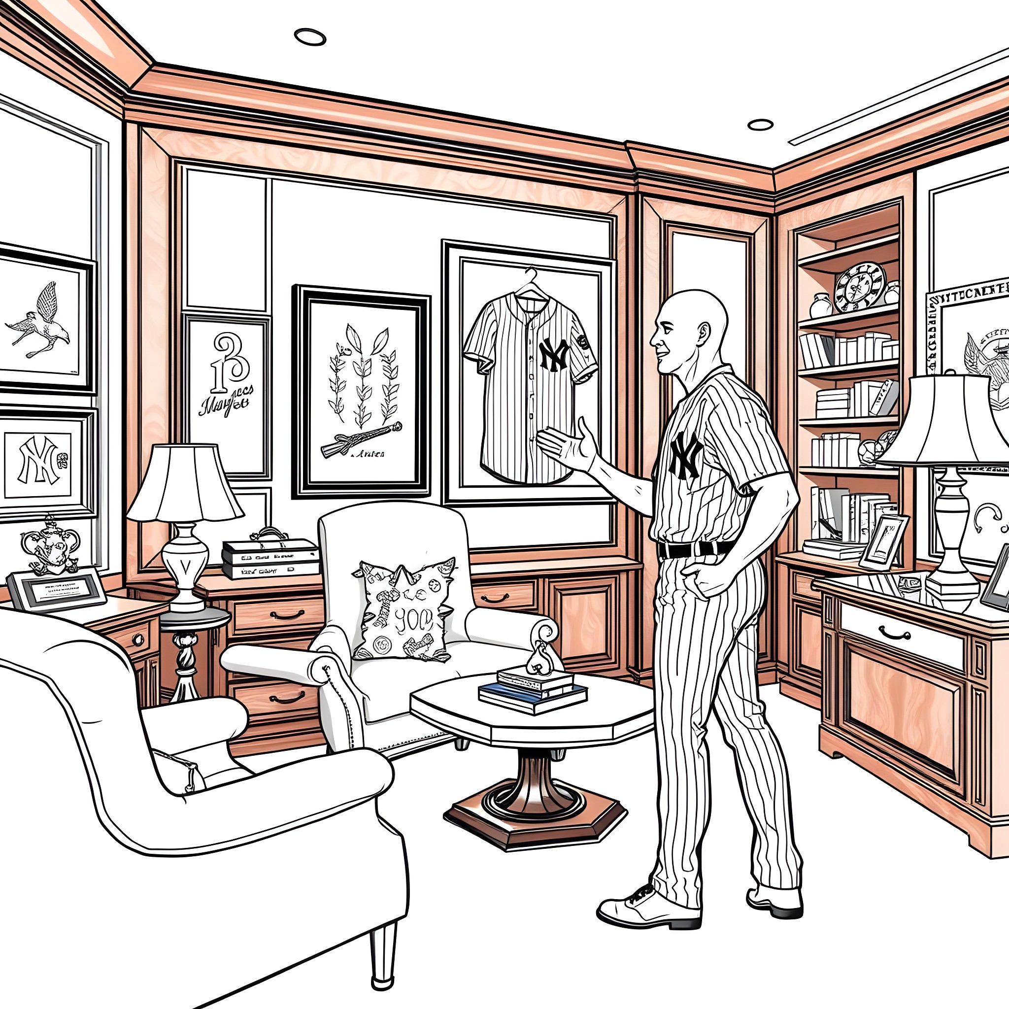 2 Best Derek Jeter Coloring Pages (Free Printable PDFs)