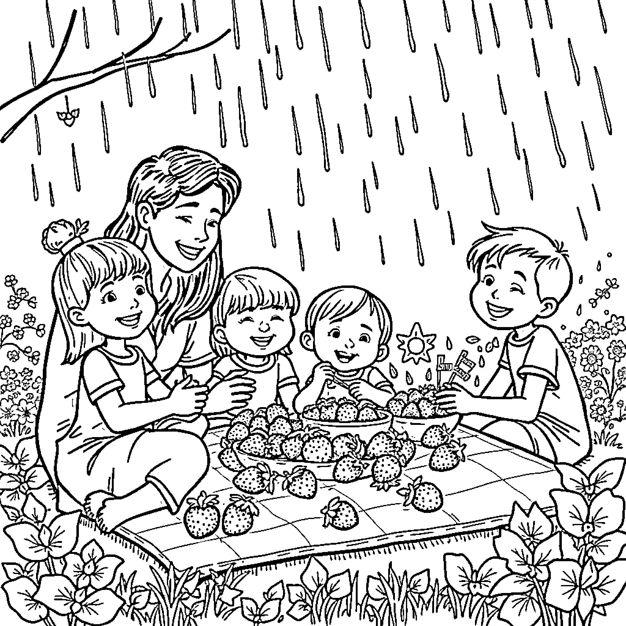 Best Strawberry Coloring Pages (Free Printable PDF)