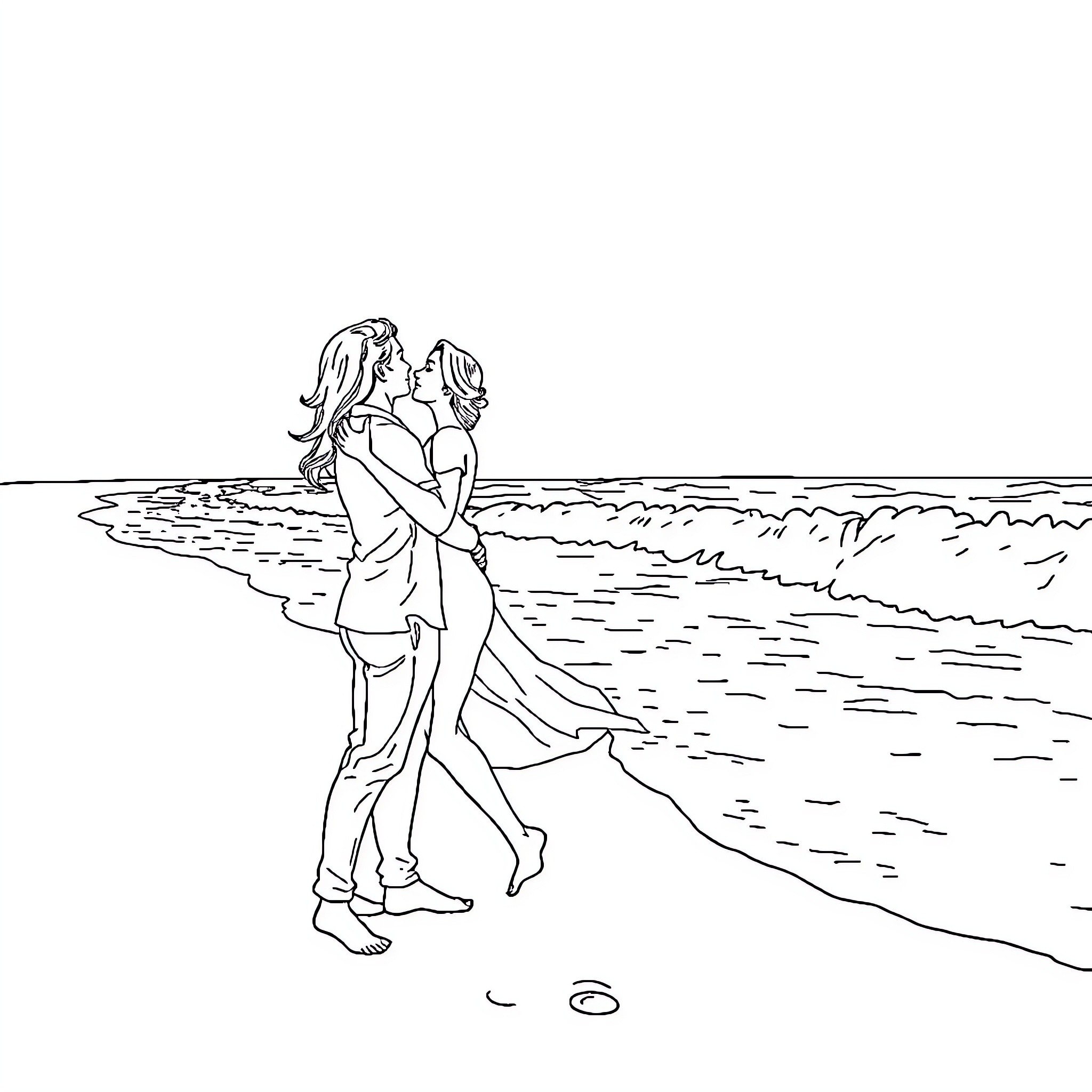 Best Couple Coloring Pages (Free Printable PDF)