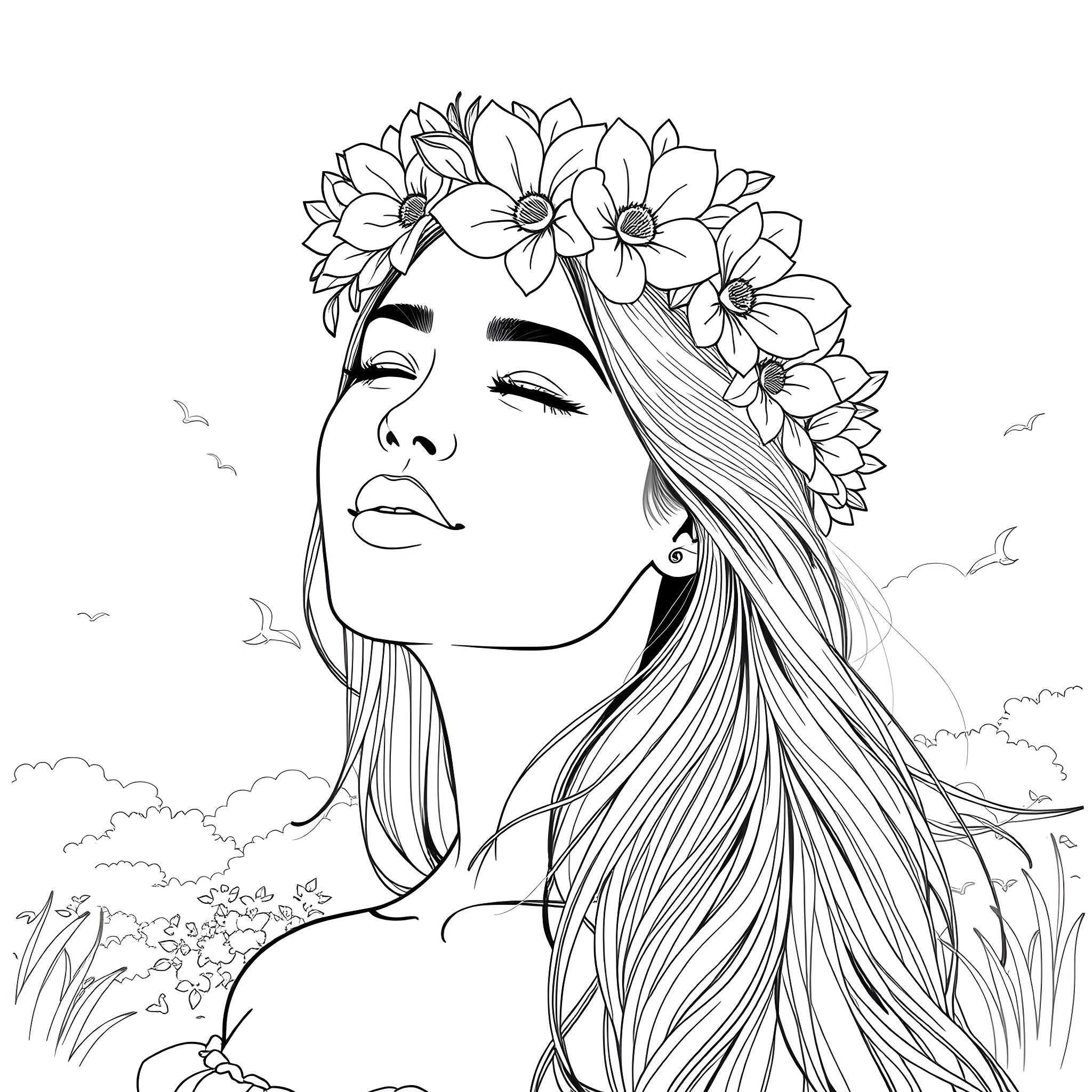 584 Best Woman Coloring Pages (Free Printable PDFs)
