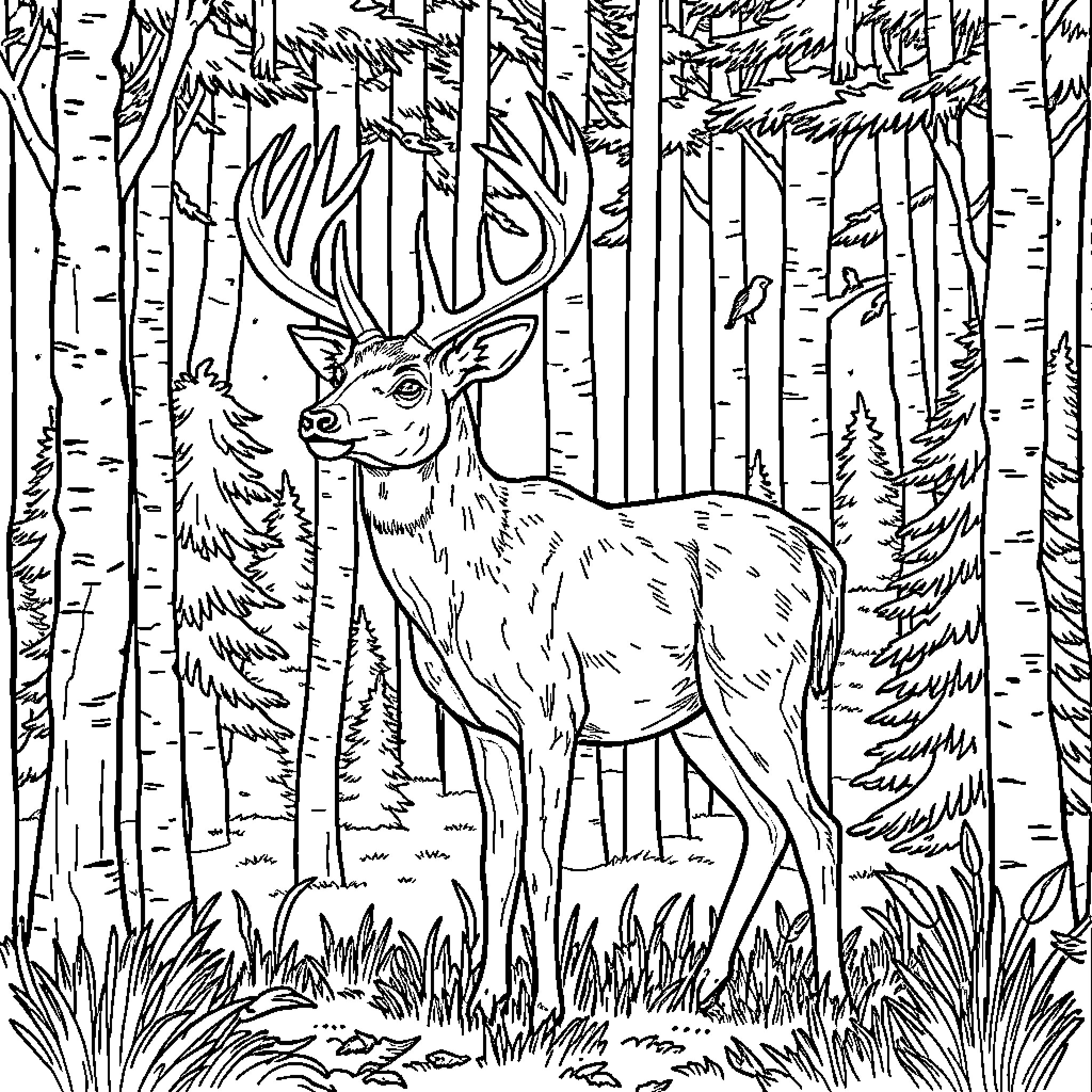 Best Buck Coloring Pages (Free Printable PDF)