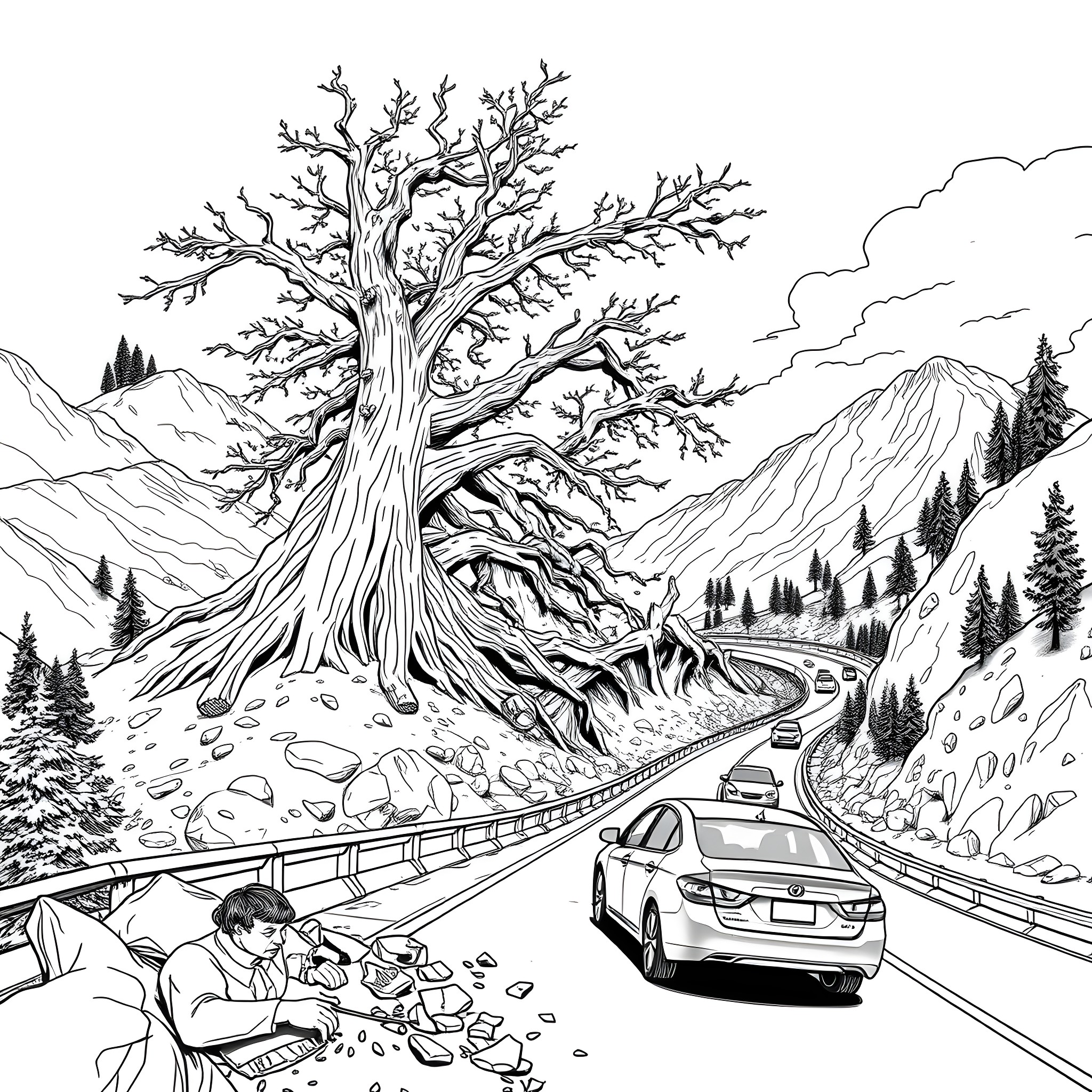 49 Best Tree Coloring Pages (Free Printable PDFs)