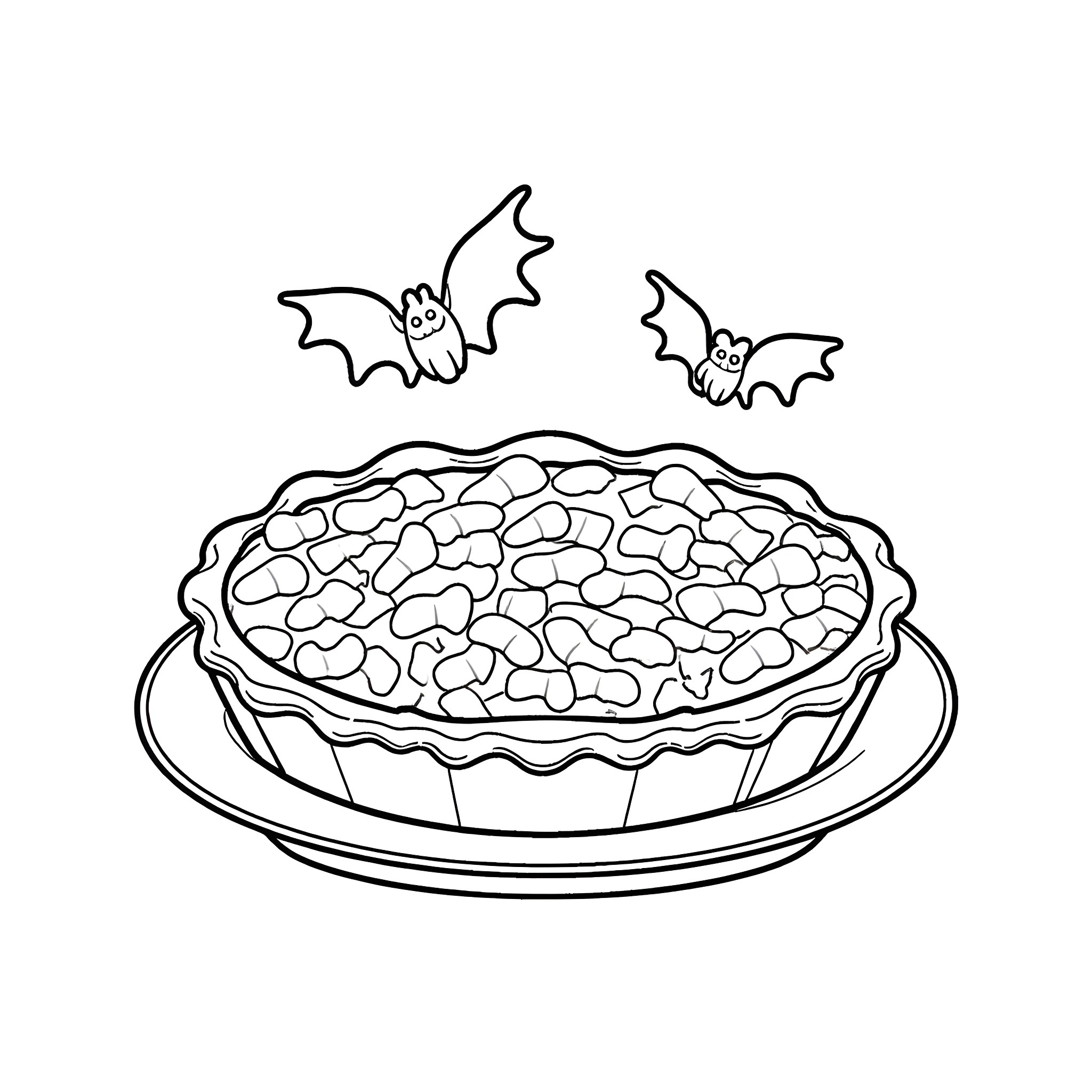 Best Pie Coloring Pages (Free Printable PDF)