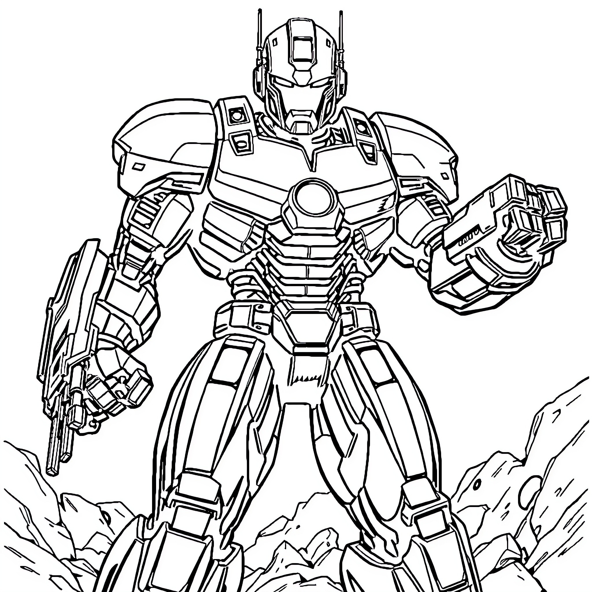 Best War Machine Coloring Pages (Free Printable PDF)
