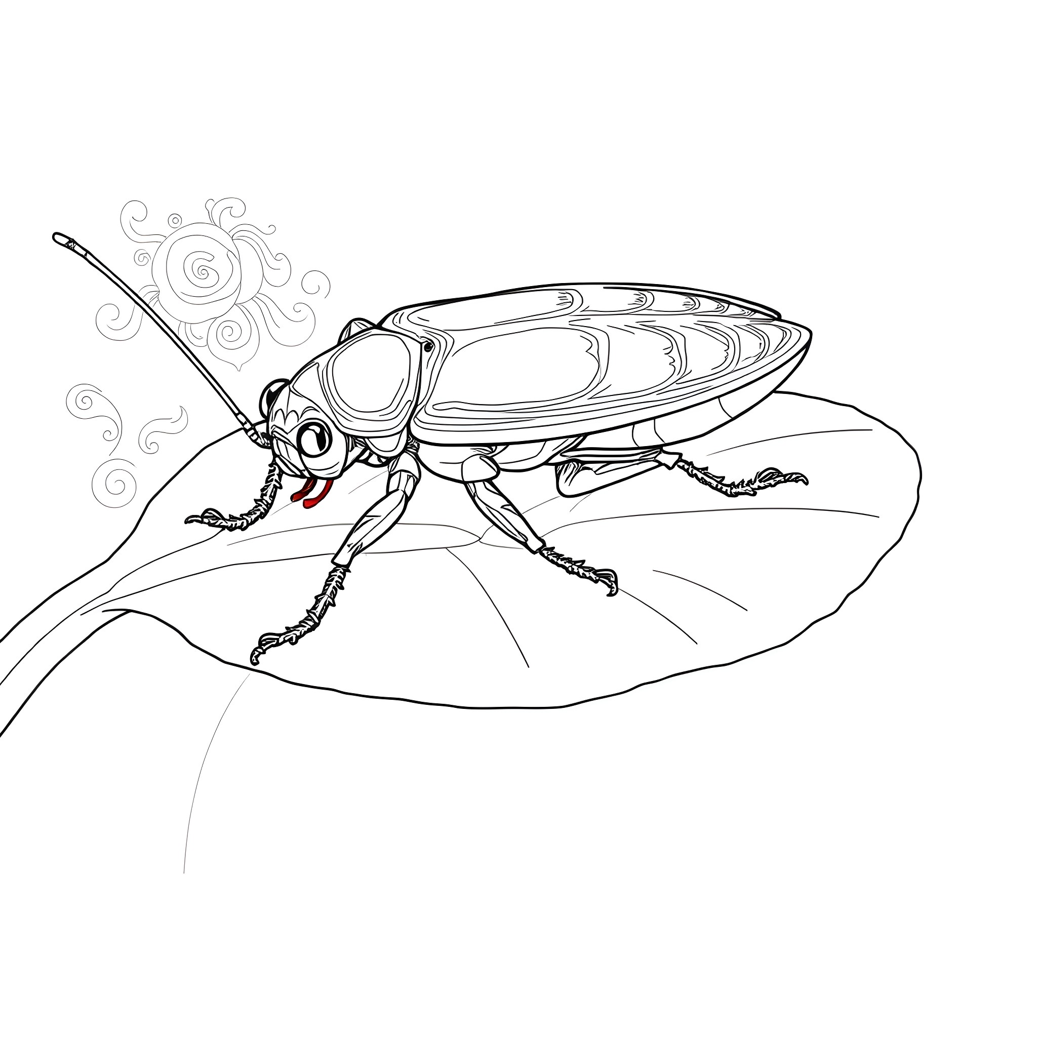 54 Best Cockroach Coloring Pages (Free Printable PDFs)