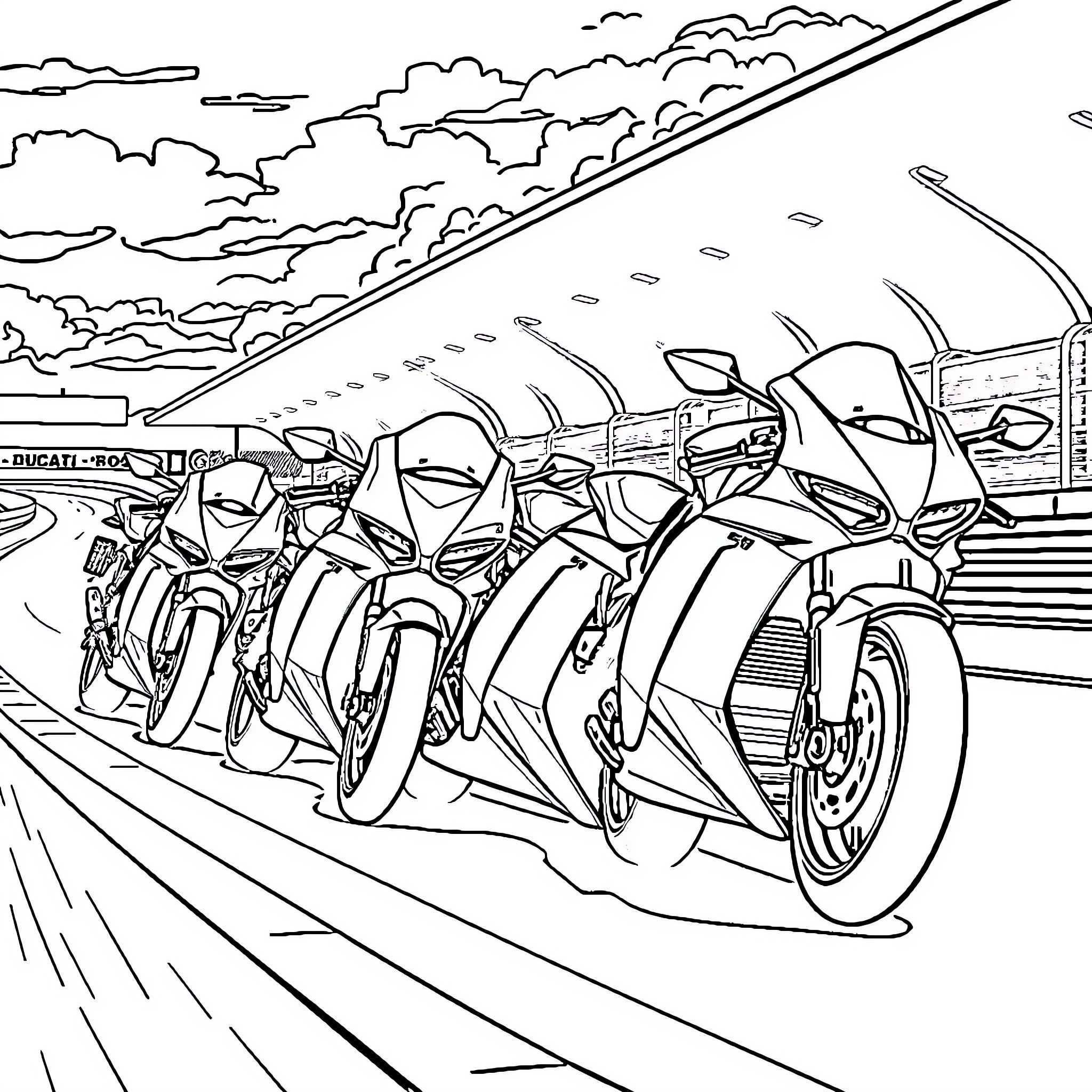 6 Best Ducati Coloring Pages (Free Printable PDFs)