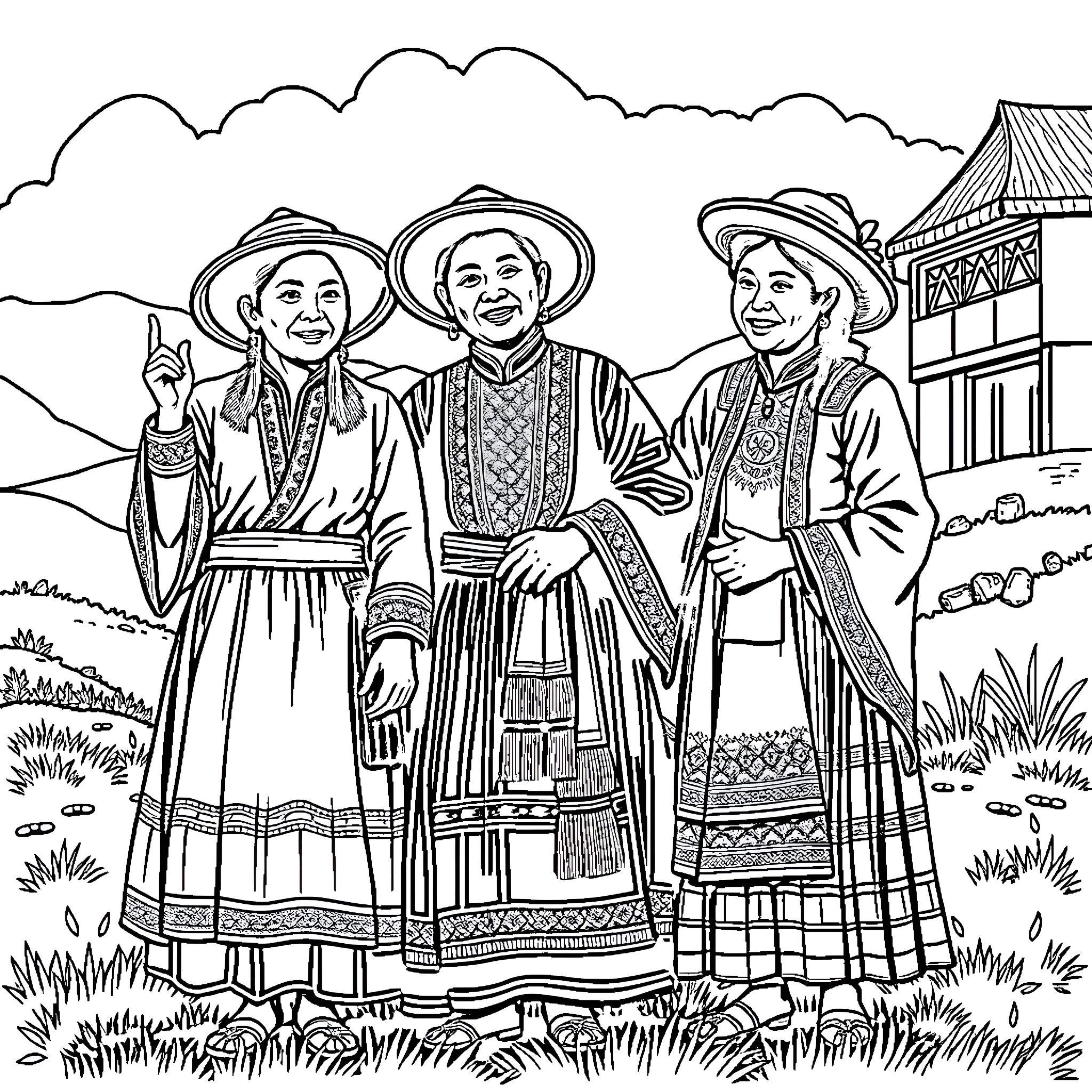 1 Best Hmong Coloring Pages (Free Printable PDFs)