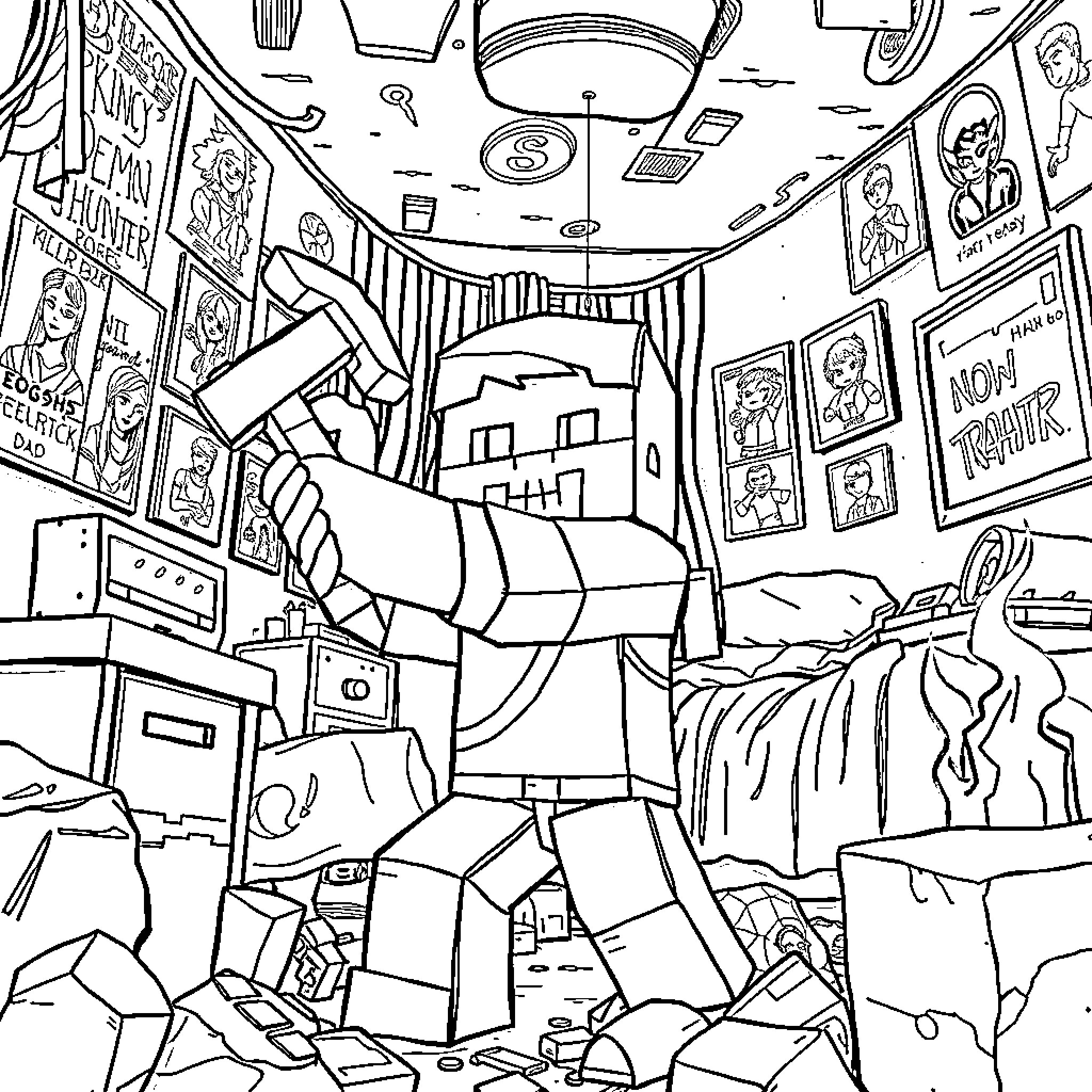 Best Minecraft Steve Coloring Pages (Free Printable PDF)