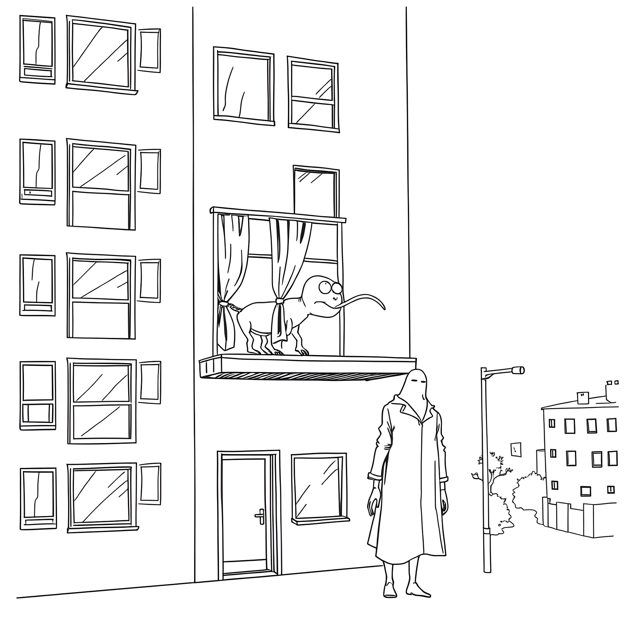 Best Apartment Coloring Pages (Free Printable PDF)