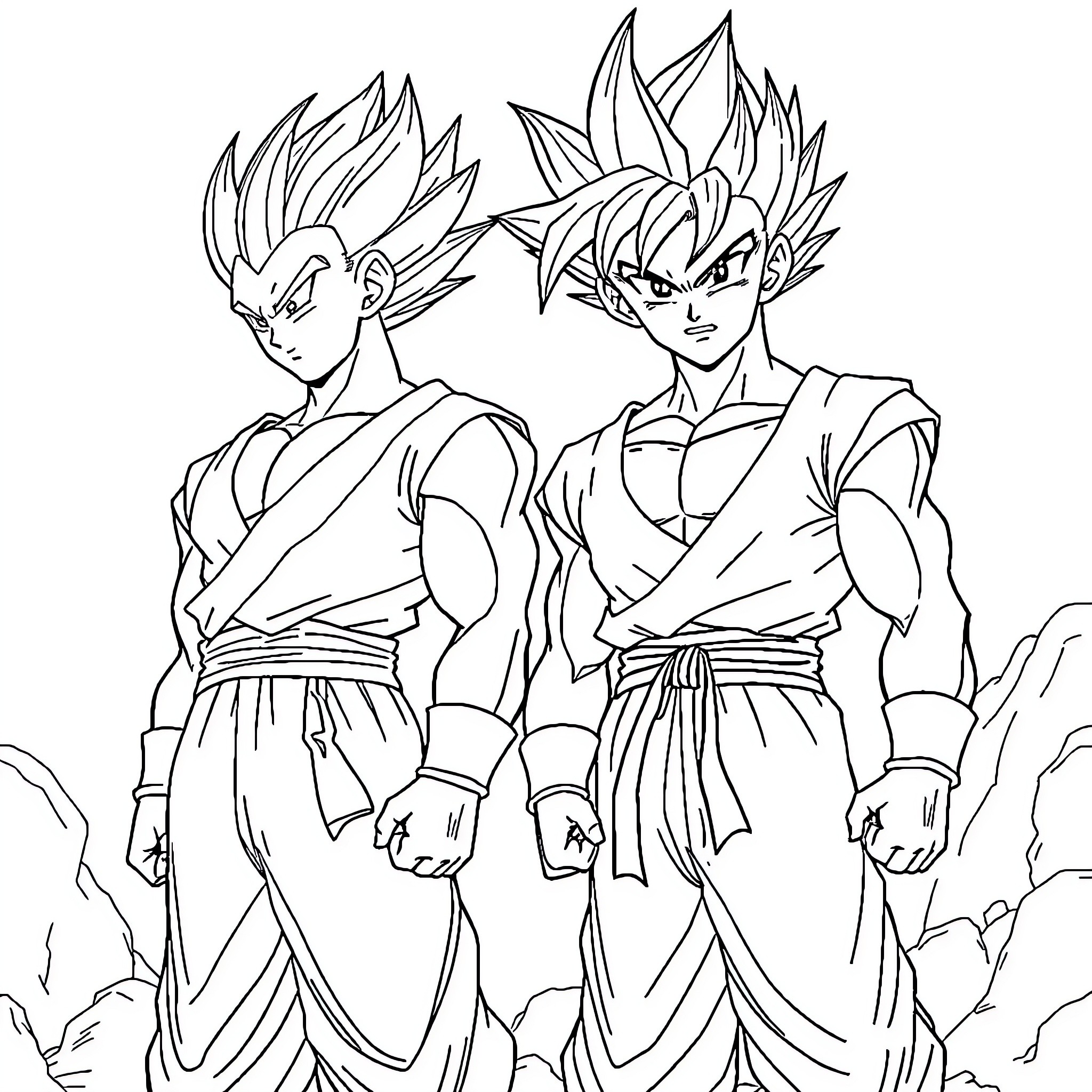 40 Best Sangoku Coloring Pages (Free Printable PDFs)