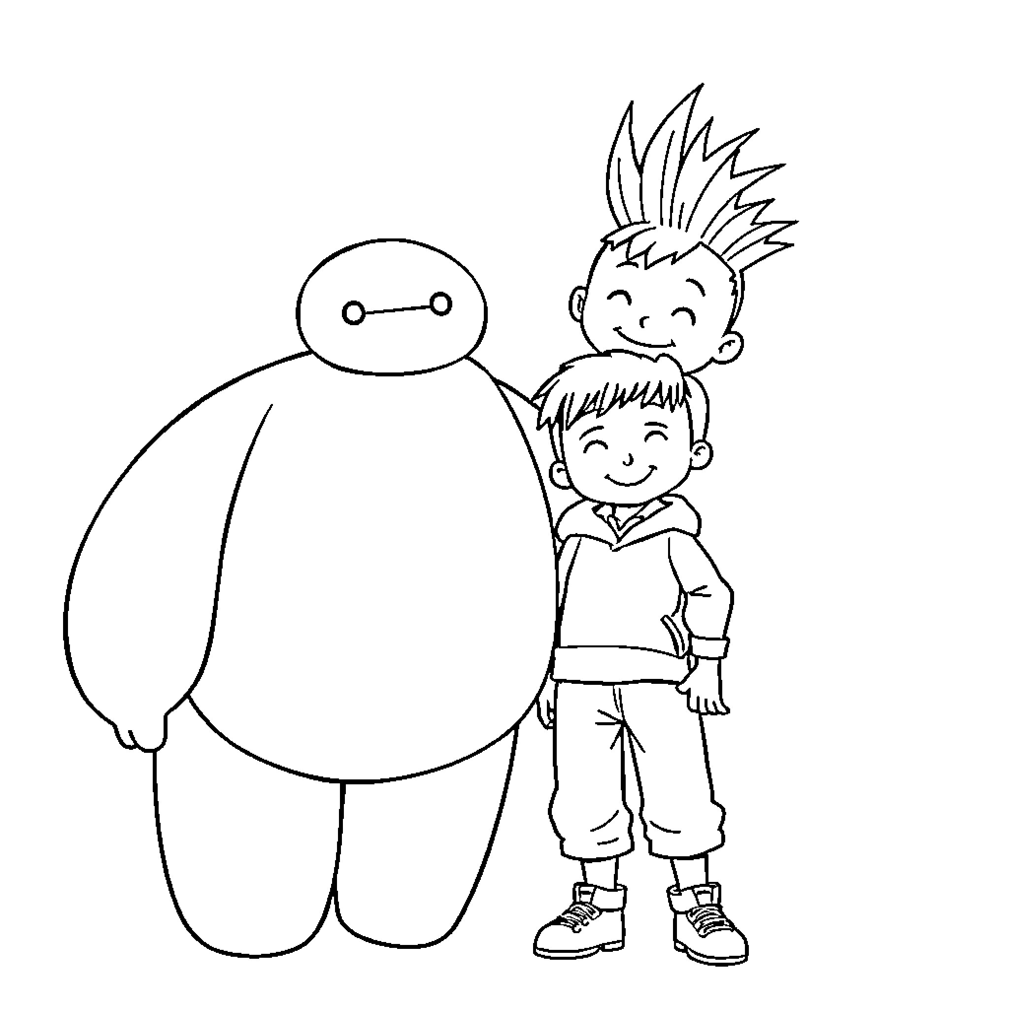 Best Baymax Coloring Pages (Free Printable PDF)